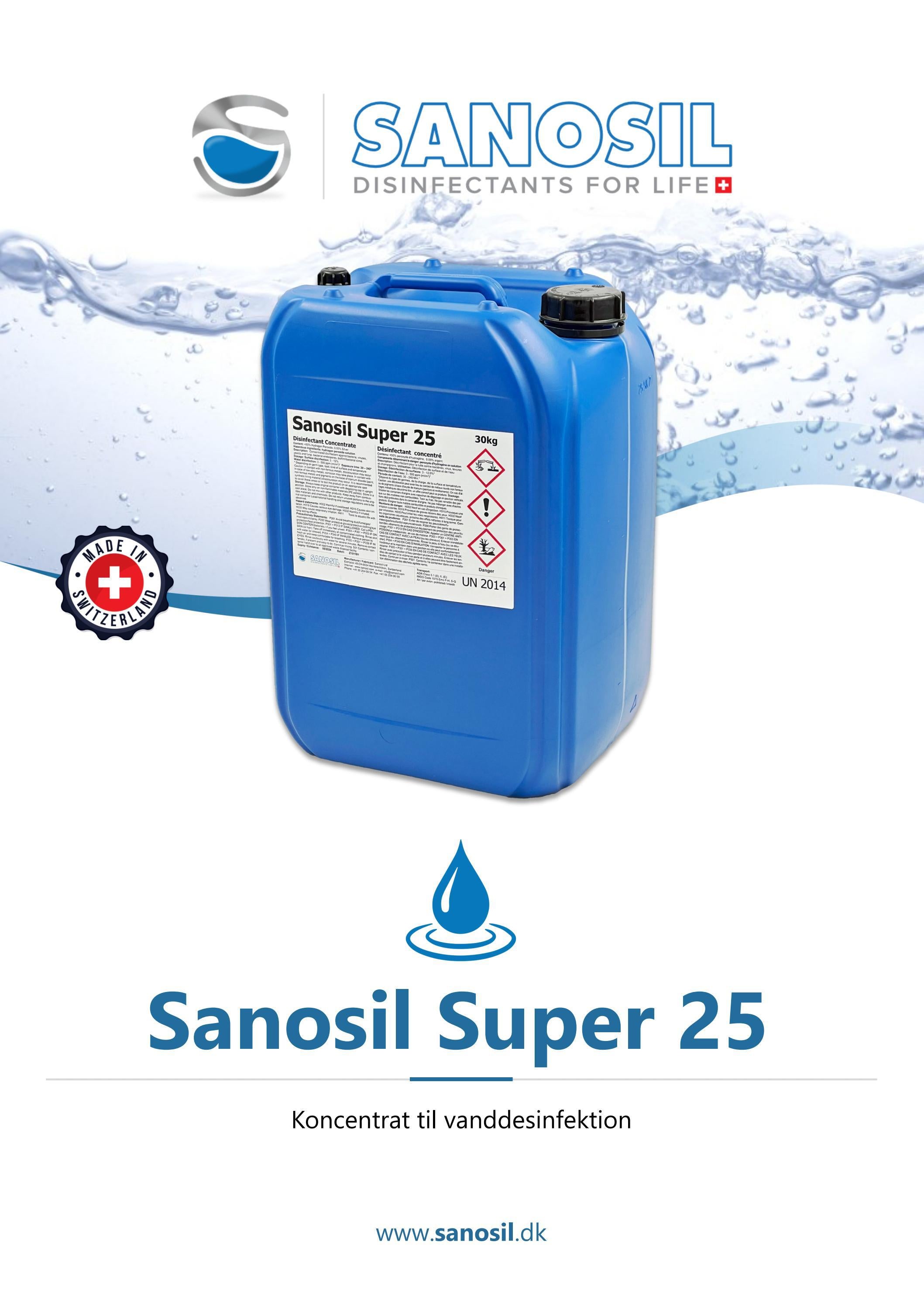Sanosil Super 25 vanddesinfektion by NAC Europe - Issuu