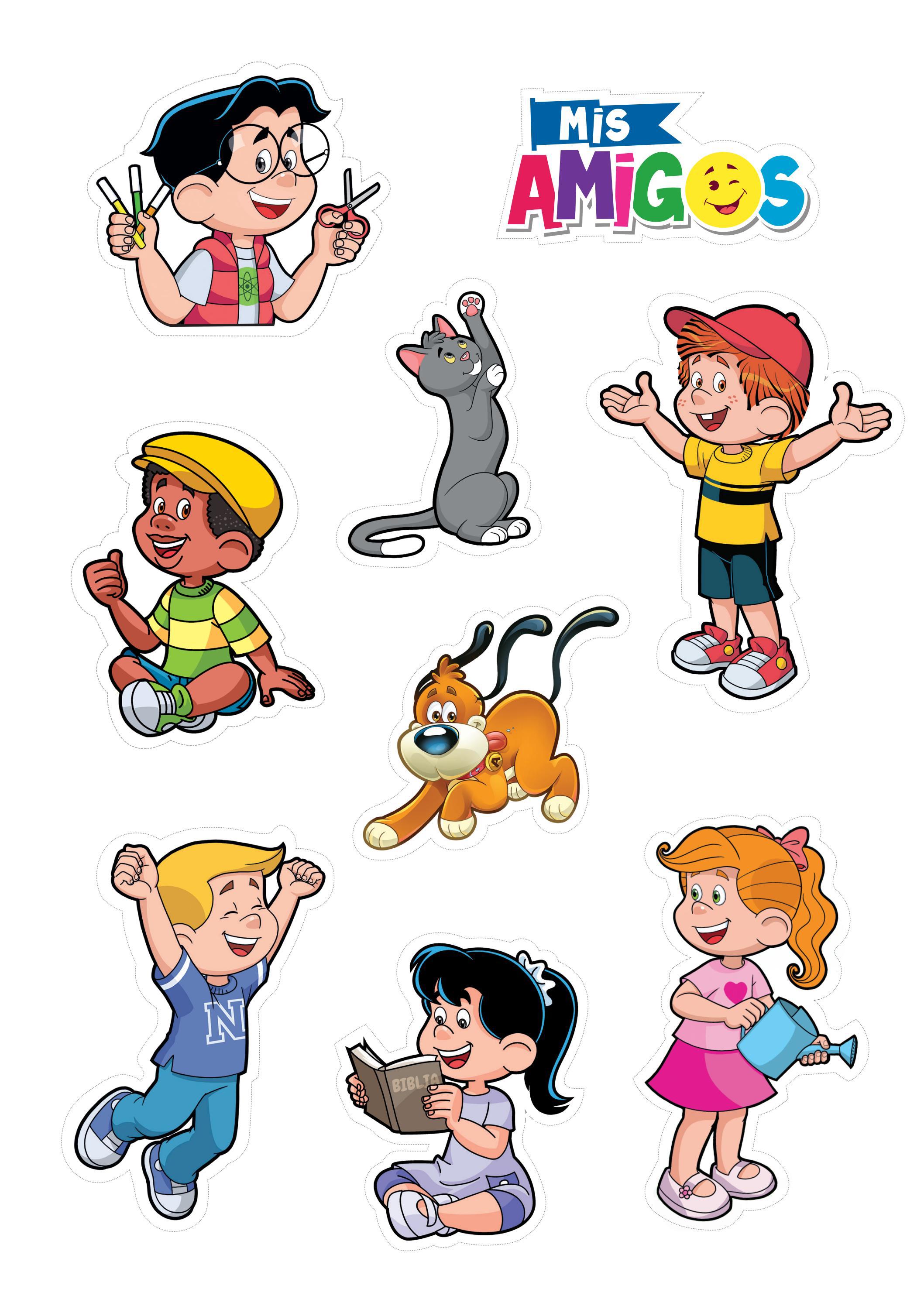 Personajes - Mis Amigos by Editorial ACES - Issuu
