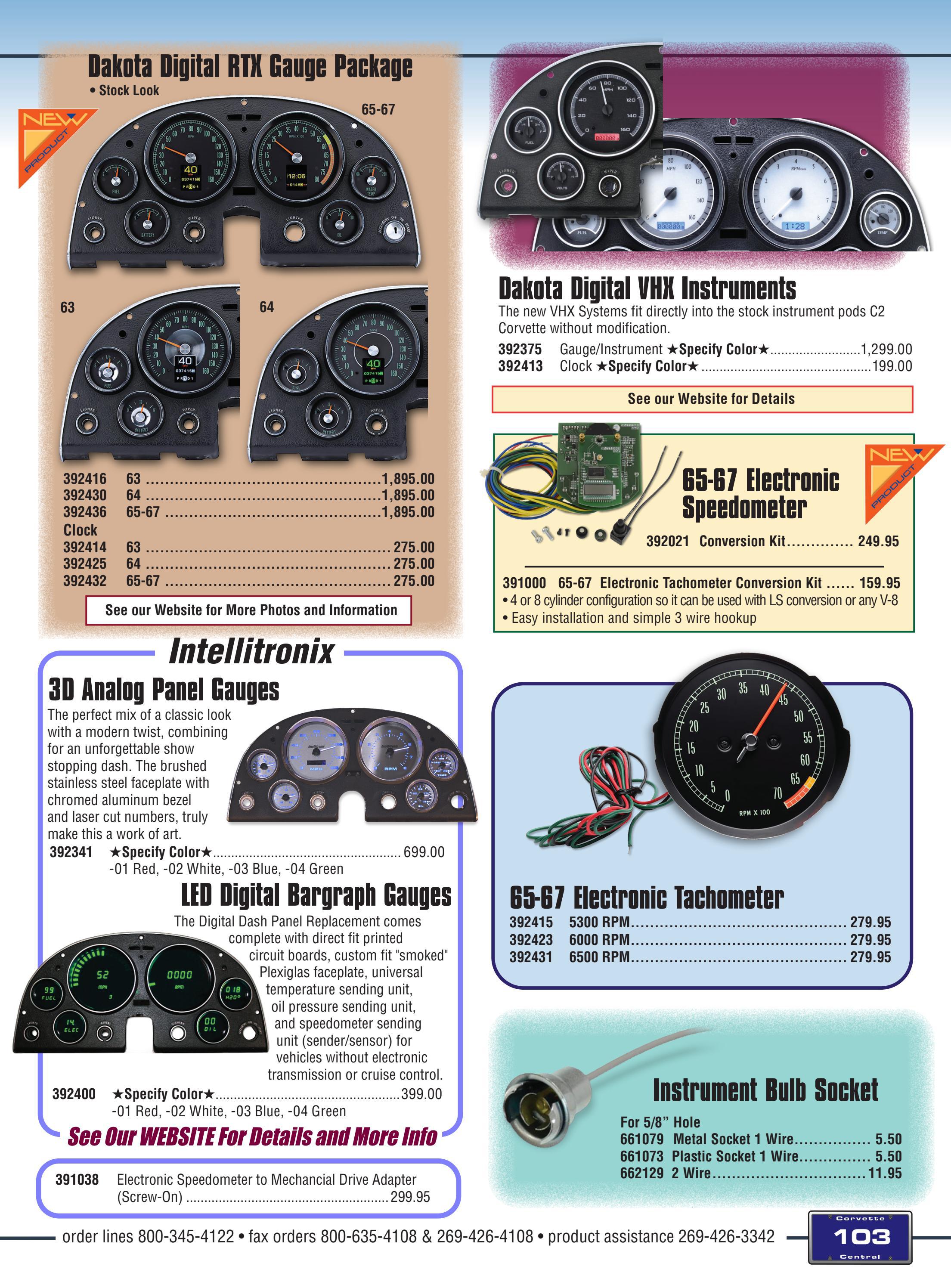 Corvette Central C2 (63-67) Corvette Parts Catalog by Corvette Central ...