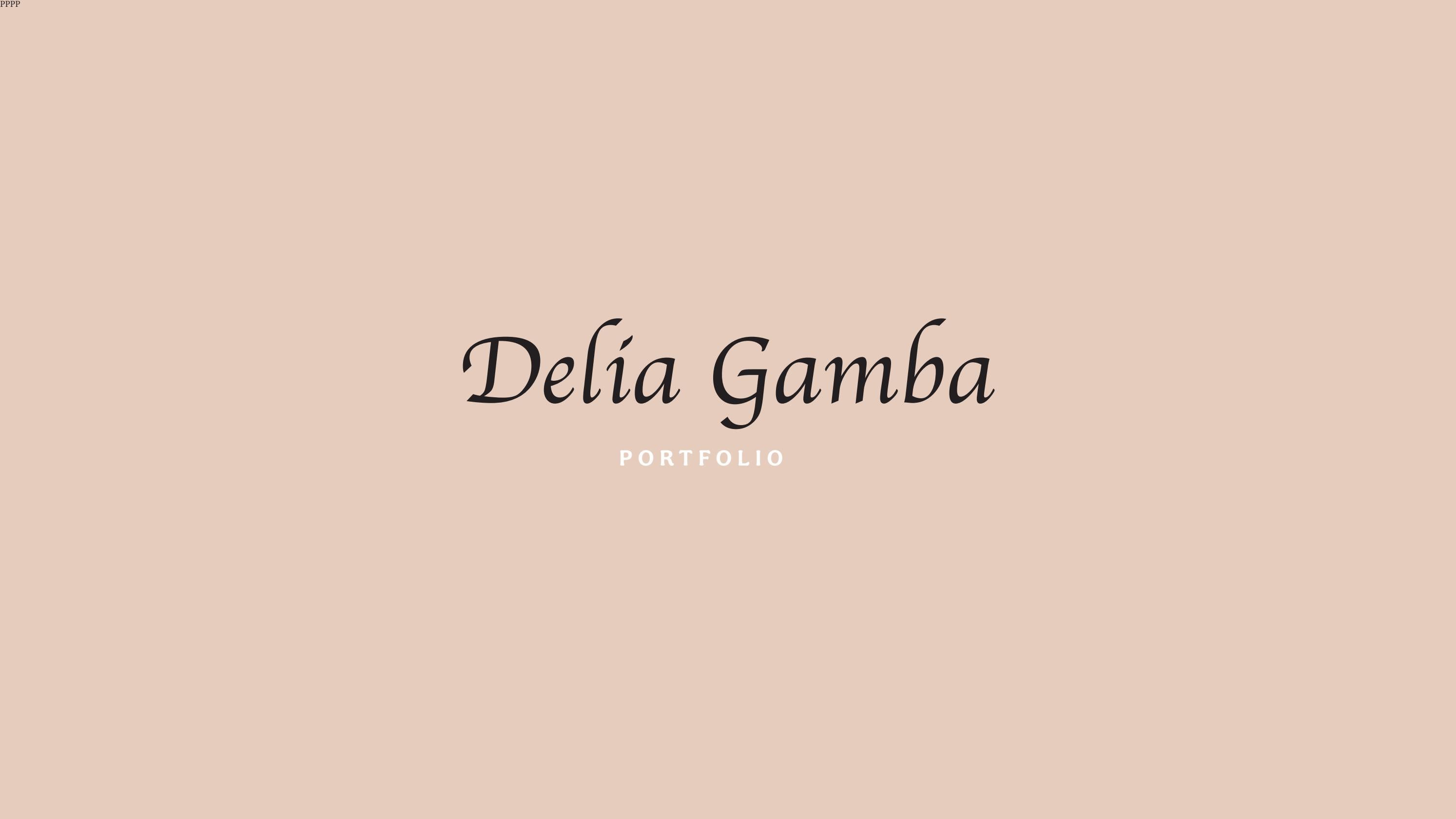 PORTFOLIO DELIA GAMBA by deliagamba - Issuu