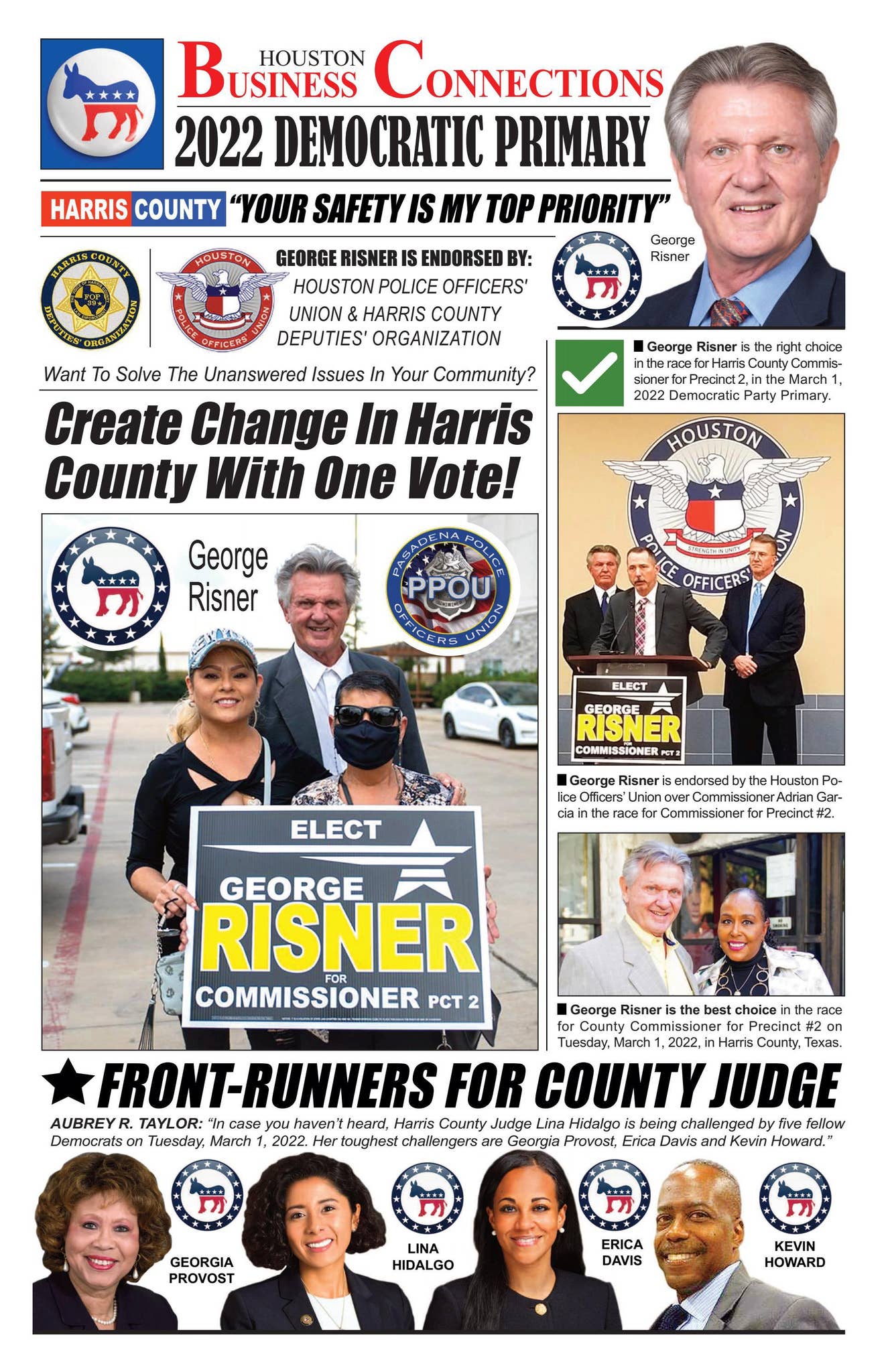 George Risner Is The Right Choice for Precinct 2 Commissioner by Aubrey ...