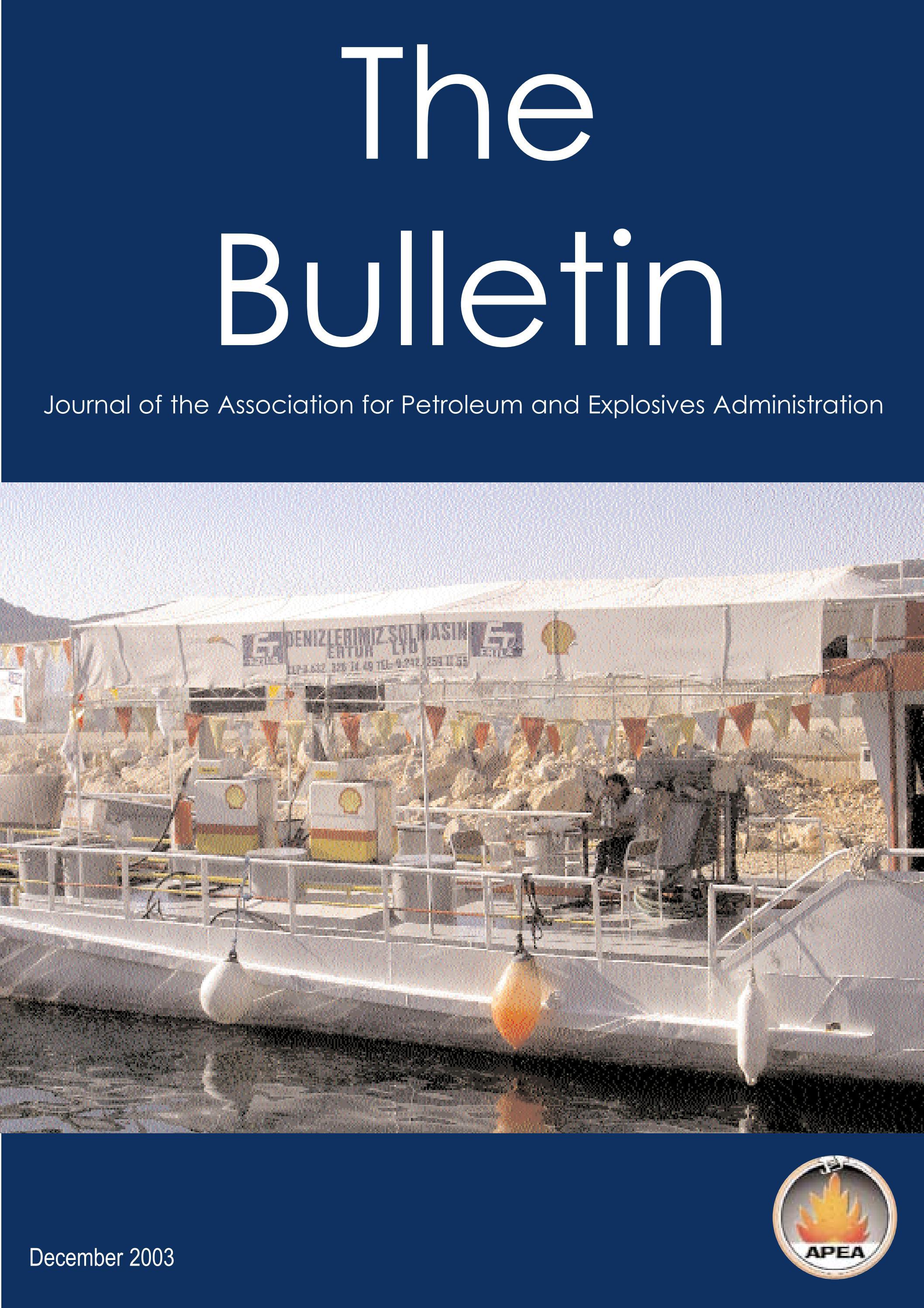 The Bulletin Magazine - December 2003 by apeauk - Issuu
