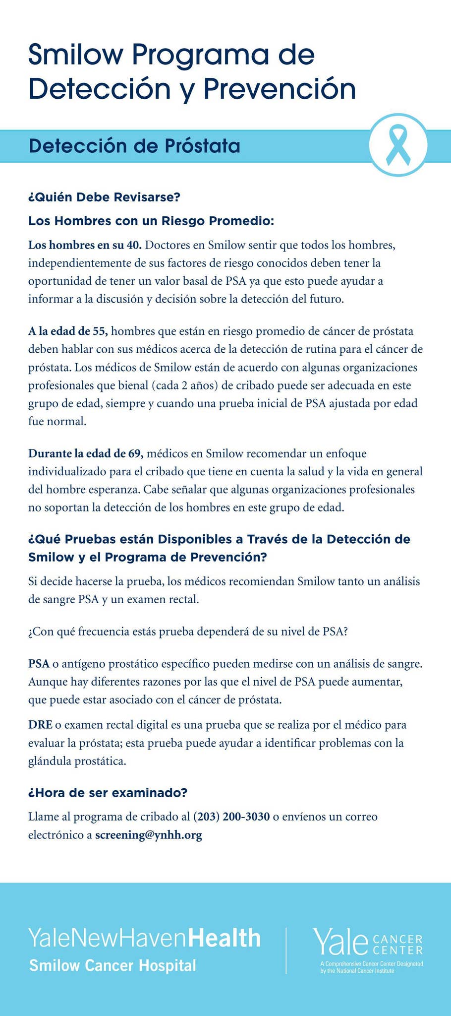 Prostate Screening by Smilow Cancer Hospital and Yale Cancer Center - Issuu