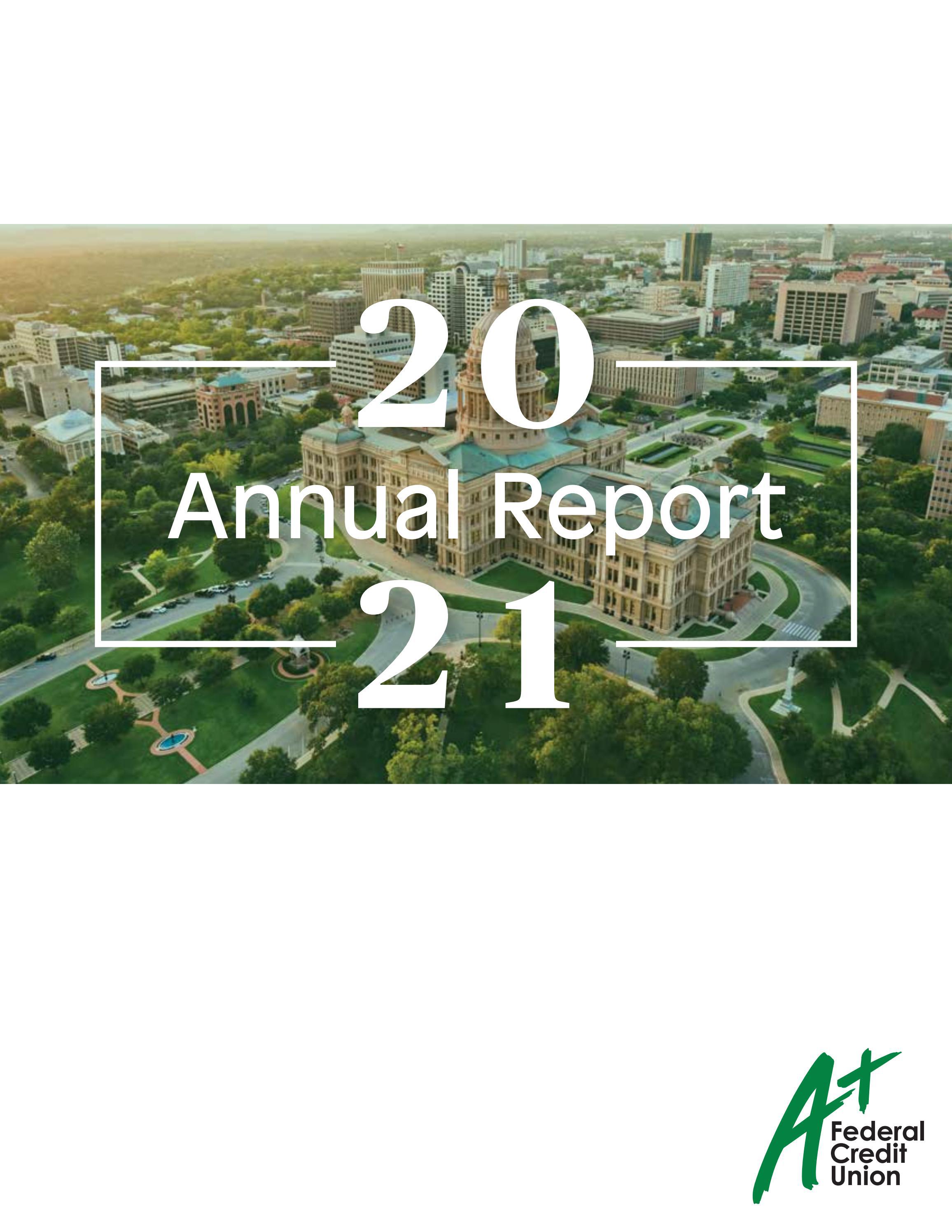 A+FCU 2021 Annual Report by aplusfcu - Issuu