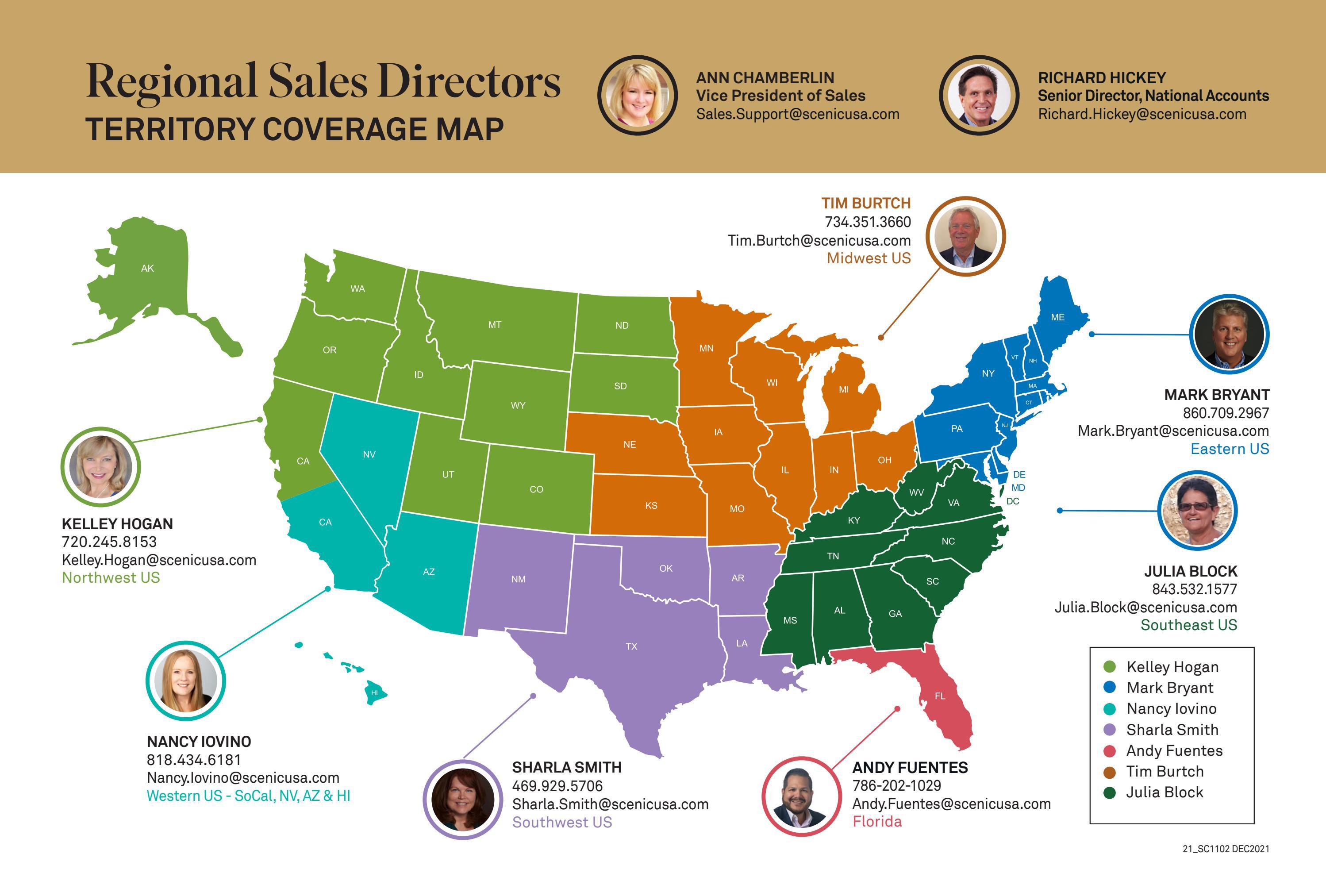 Scenic Group | US Sales Territory Map by ScenicUS - Issuu