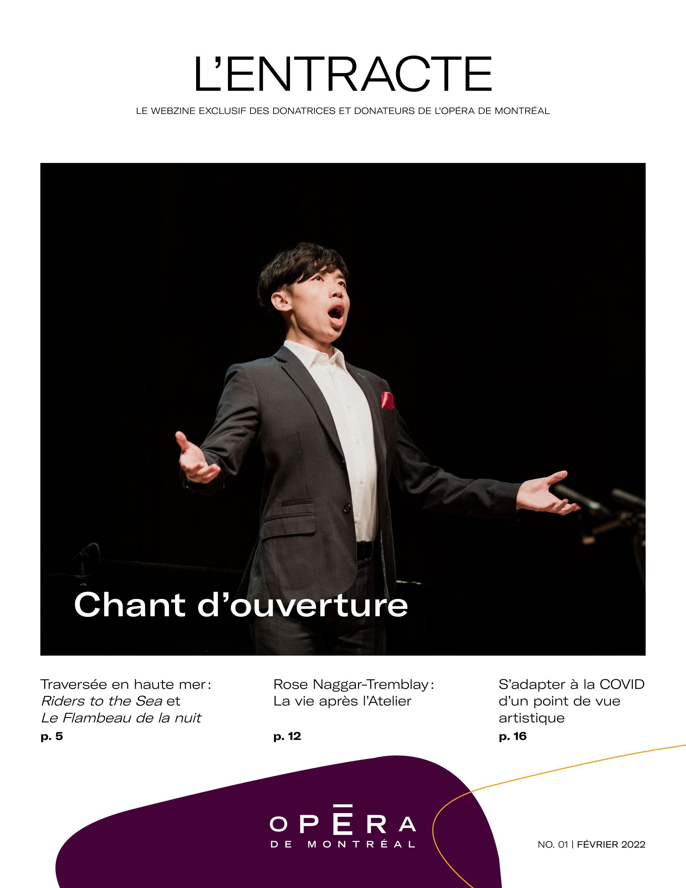 L'ENTRACTE NO. 01 by Opéra de Montréal - Issuu