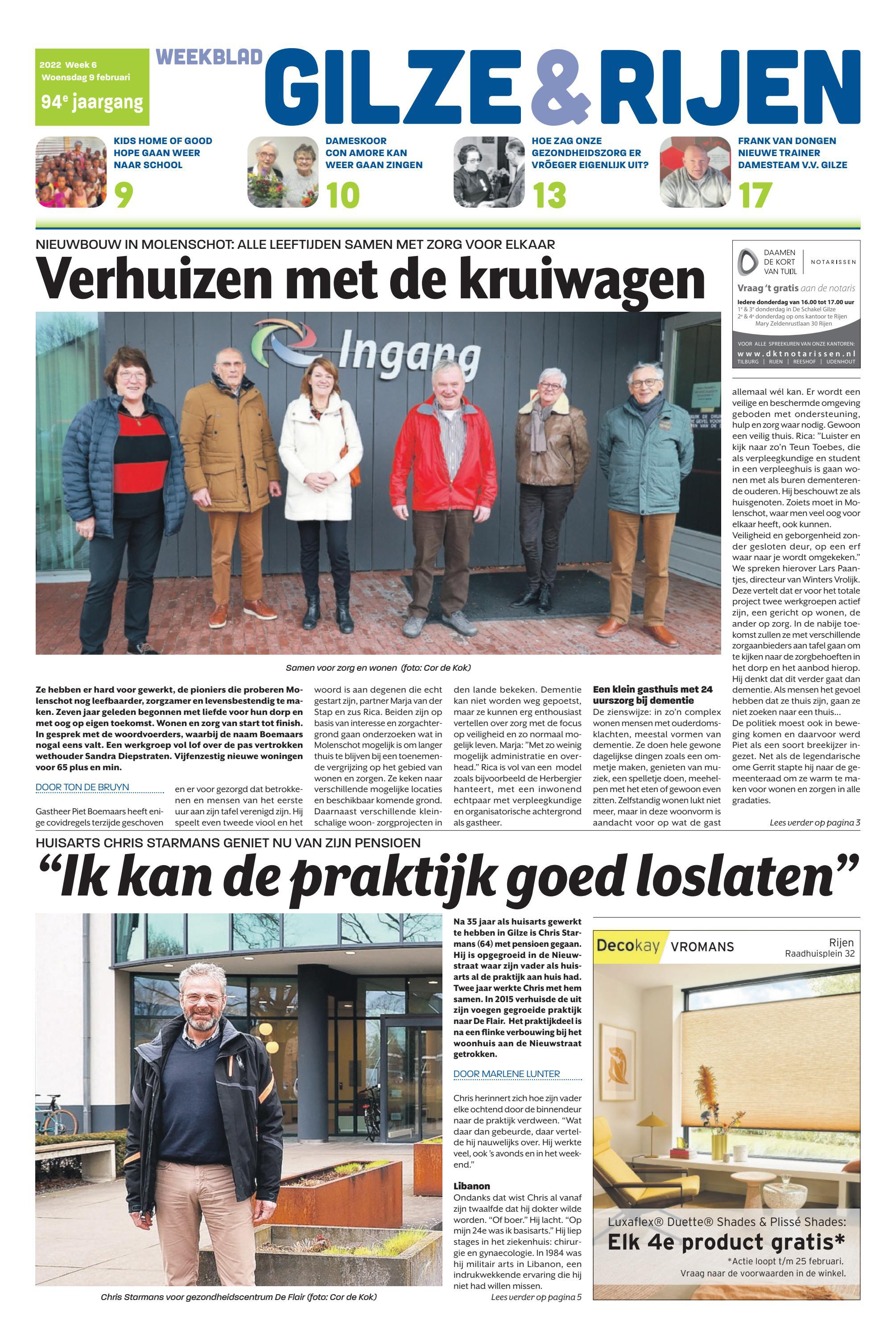 Weekblad Gilze en Rijen 09-02-2022 by Uitgeverij Em de Jong - Issuu