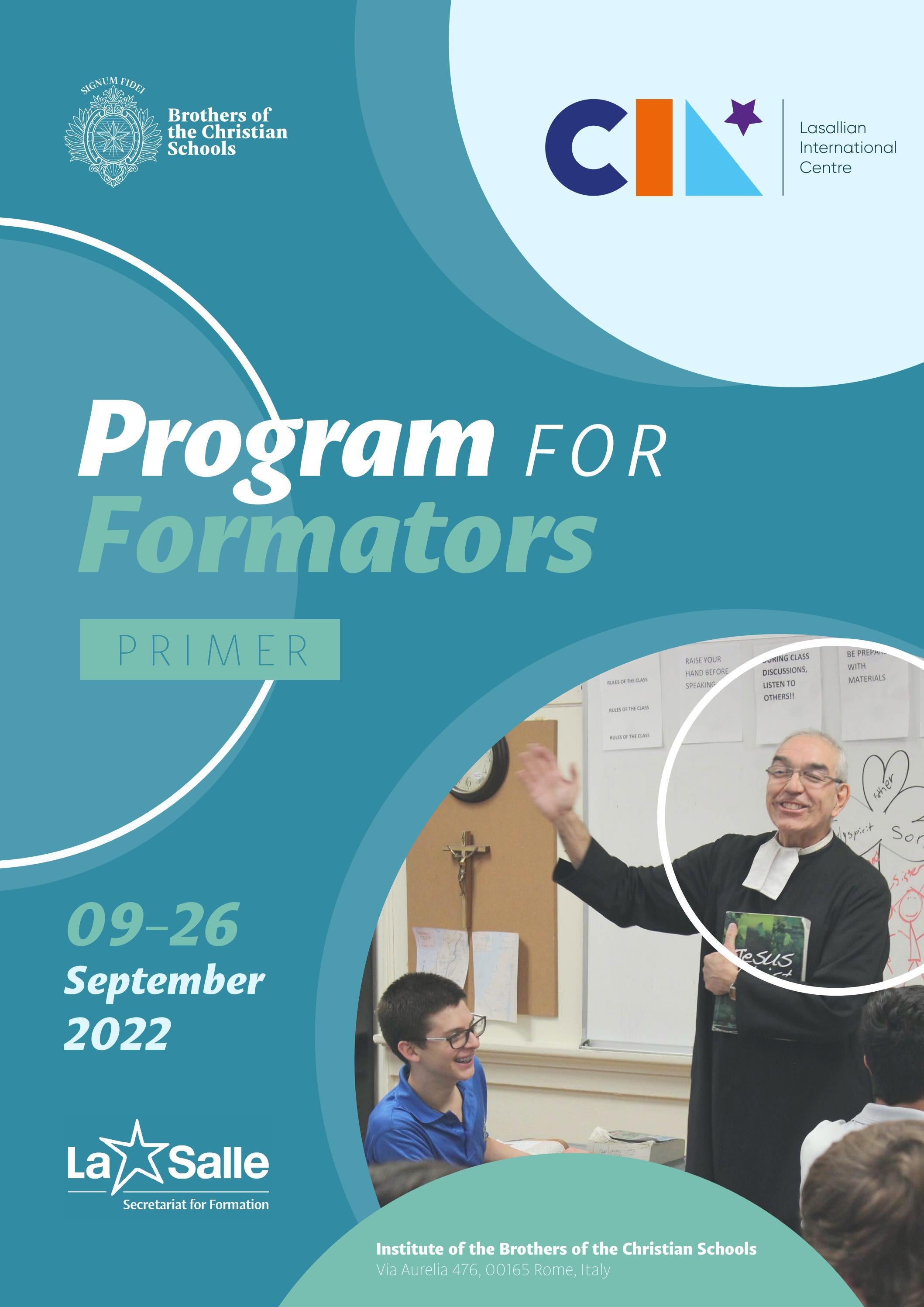 Program foro Formators by La Salle Worldwide - Issuu