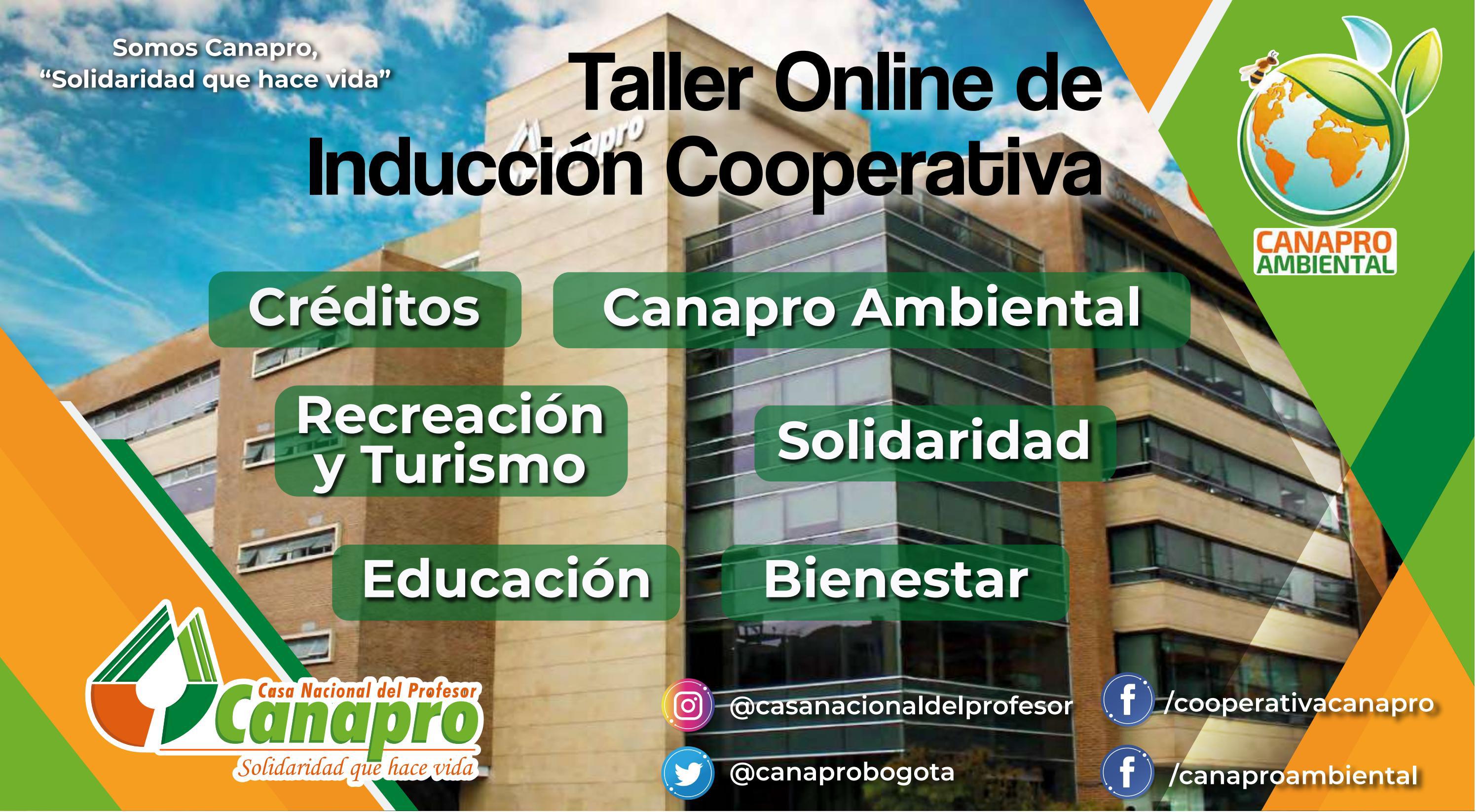 TALLER VIRTUAL DE INDUCCION COOPERATIVA by CooperativaCanapro - Issuu