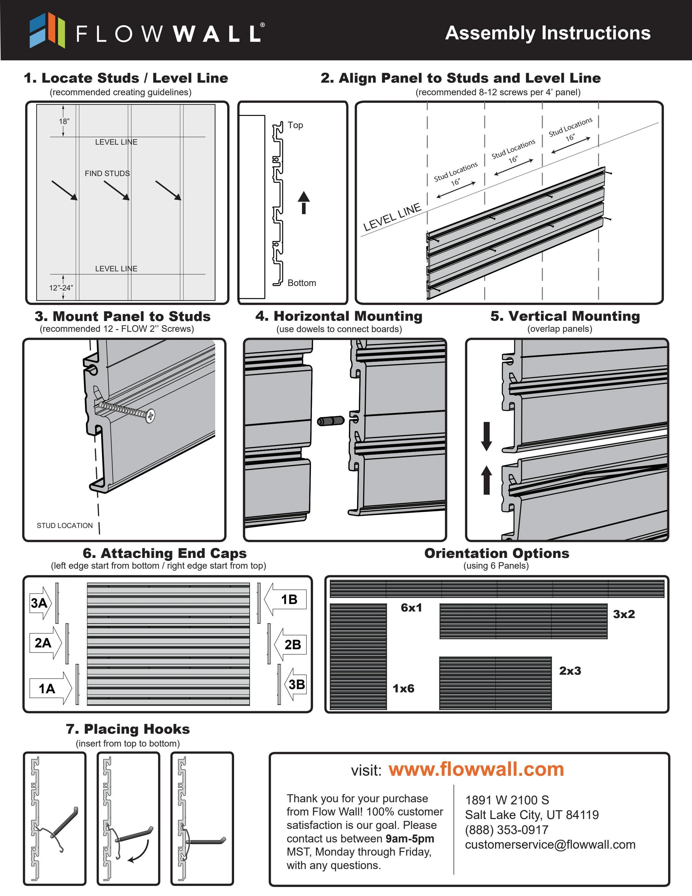 Flow Wall Panel Instructions by RST Brands - Issuu