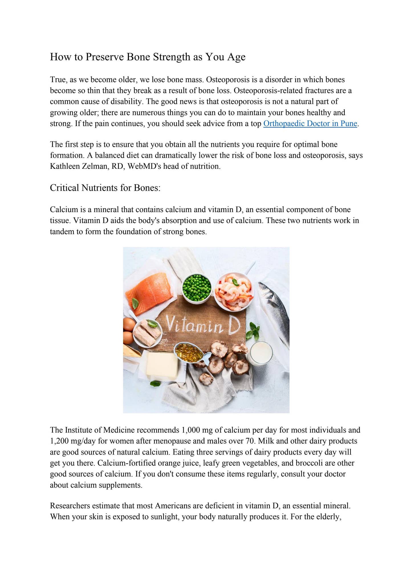 How to Preserve Bone Strength as You Age by spinalogypune - Issuu