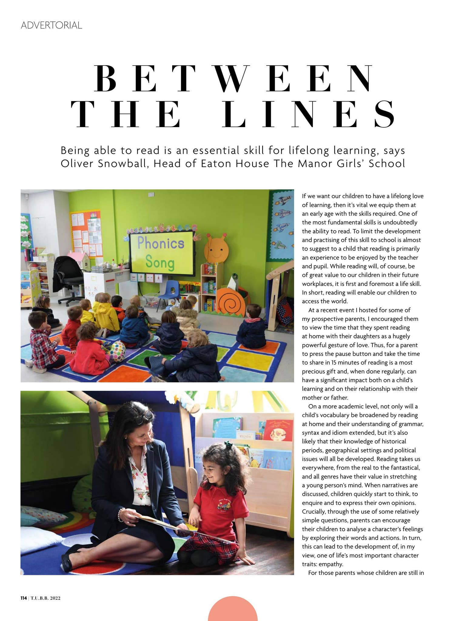 Sample: TUBB Advertorial by The Chelsea Magazine Company - Issuu