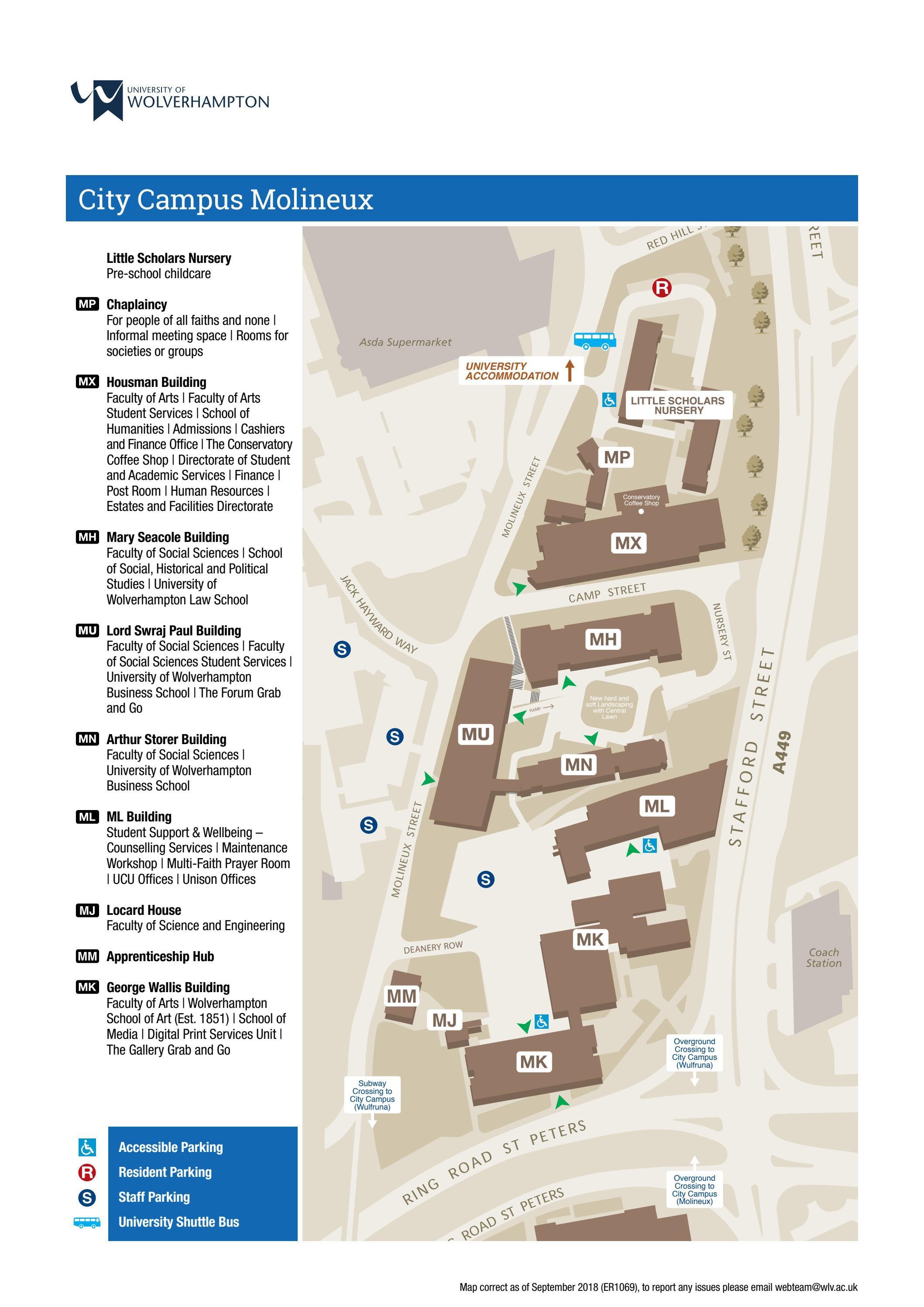 City Campus Map by University of Wolverhampton - Issuu