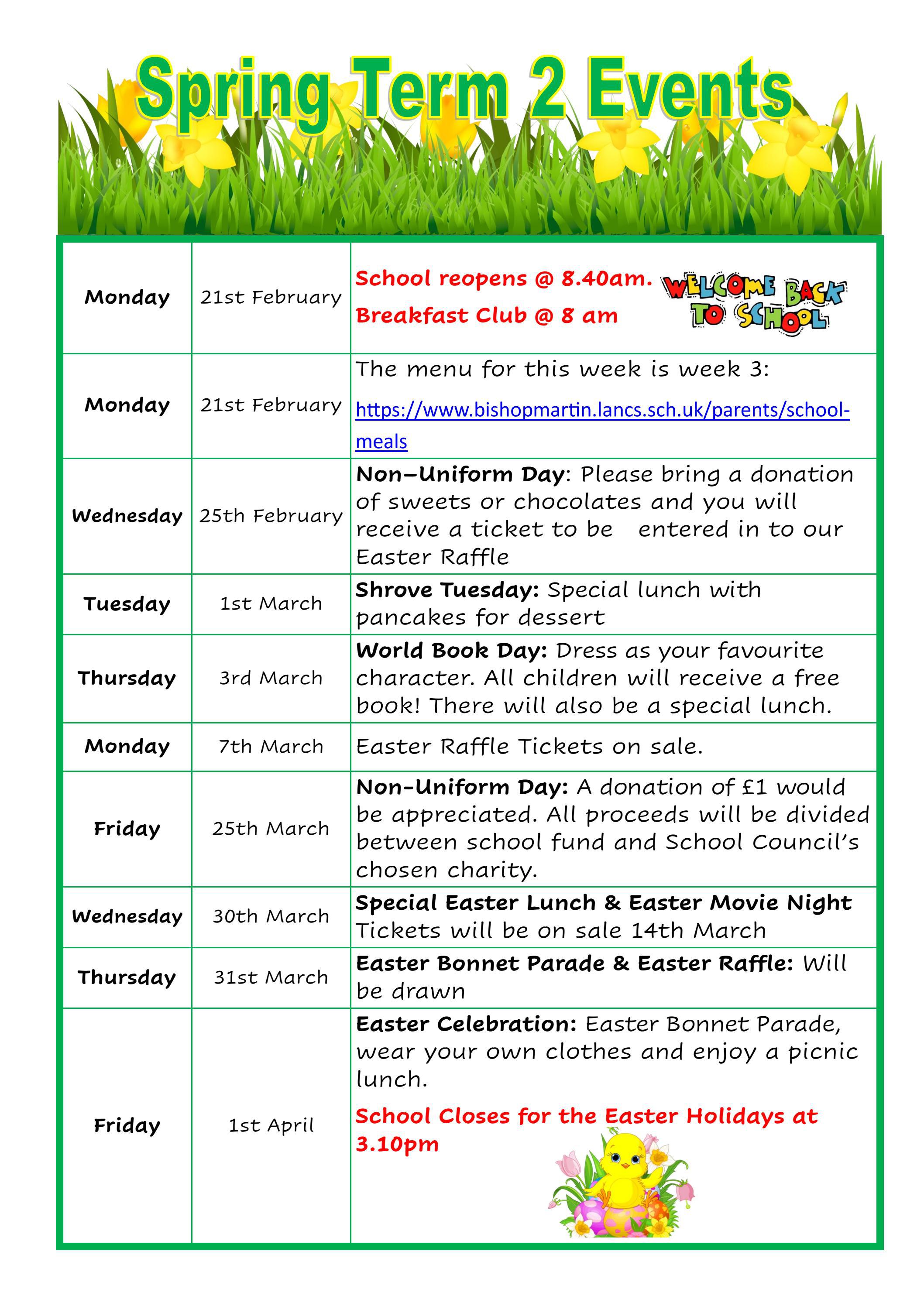 Spring Term 2 Events by Schudio - Issuu