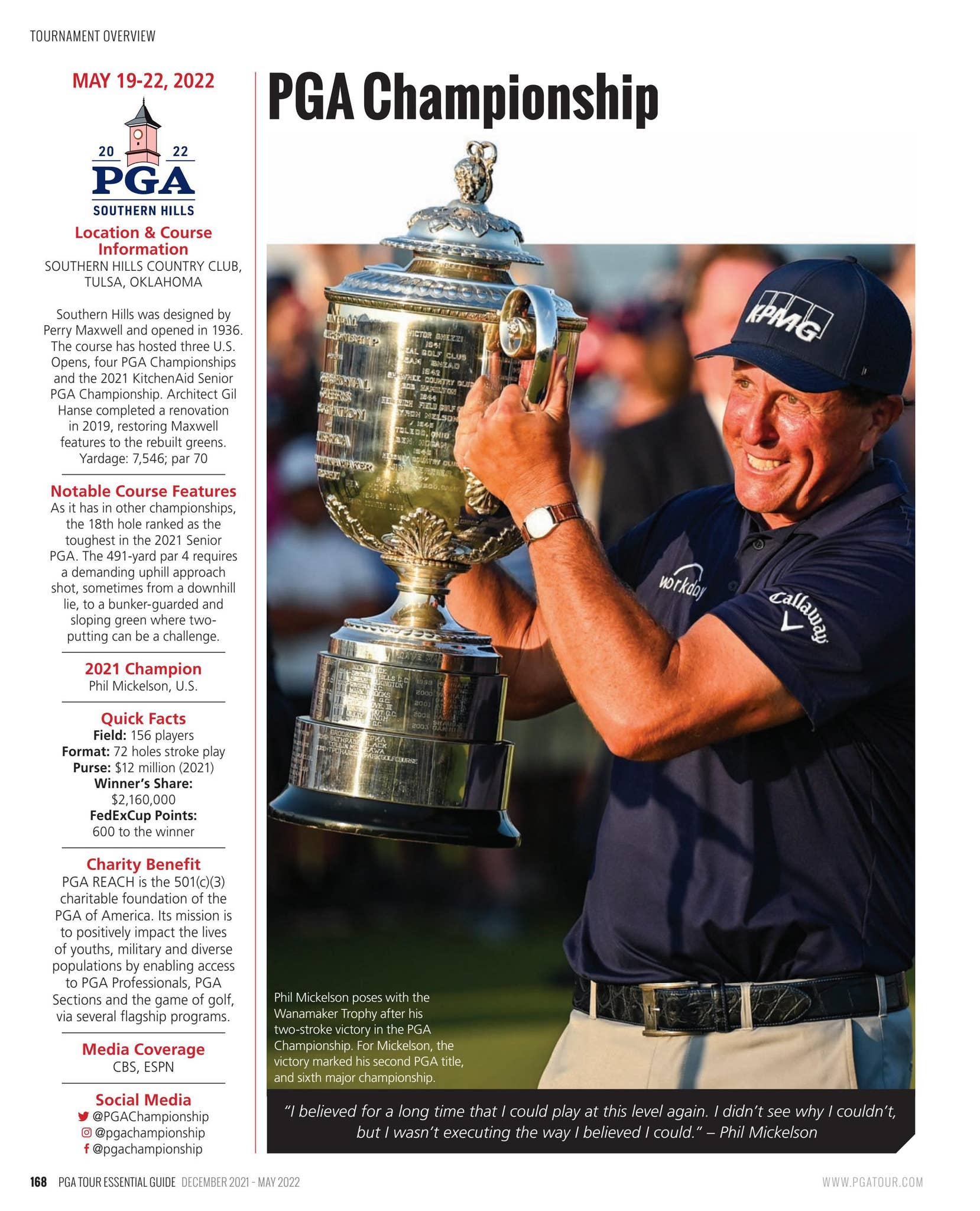 Official PGA TOUR Essential Guide to Golf: December 2021 - May 2022 by ...