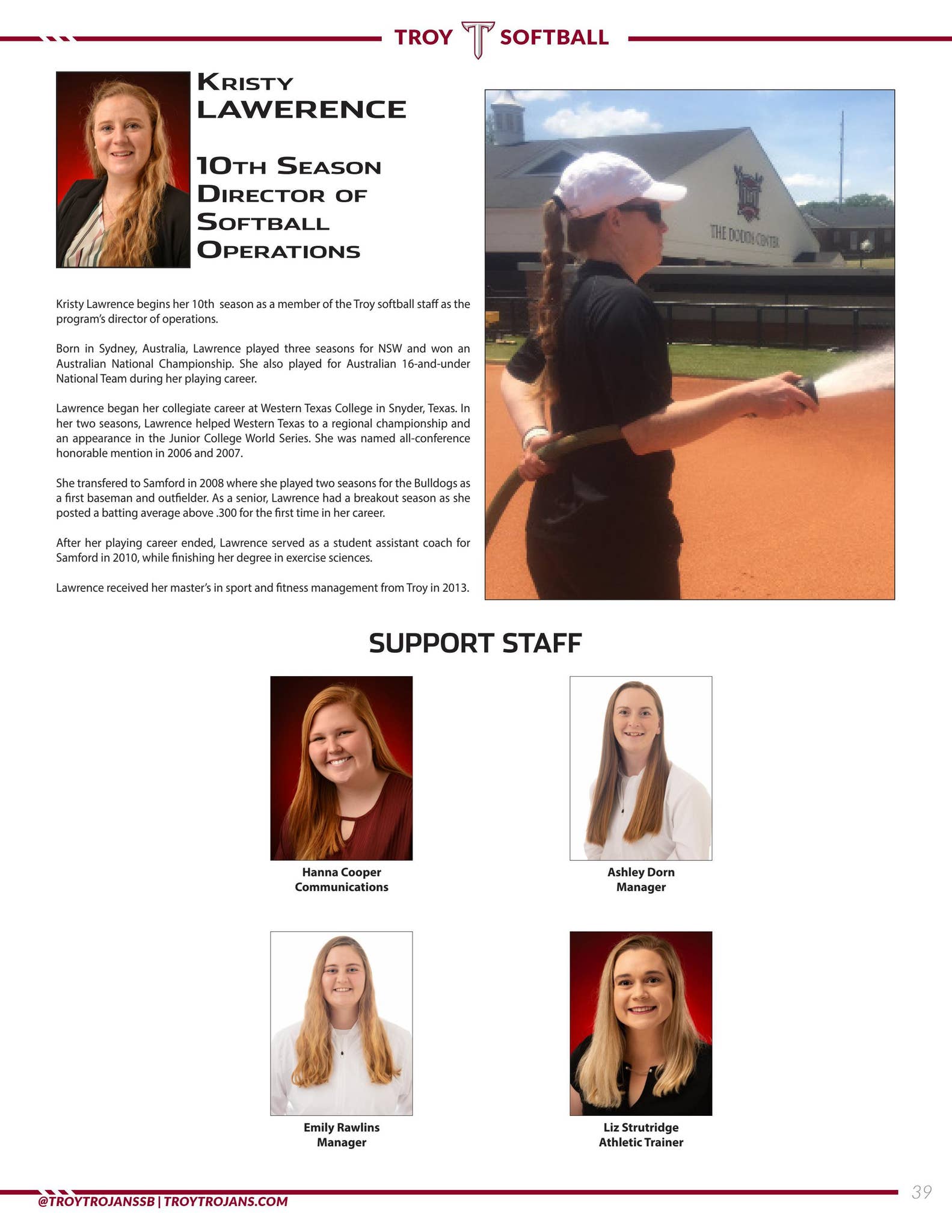 2022 Troy Softball Media Guide by Troy University Athletics - Issuu
