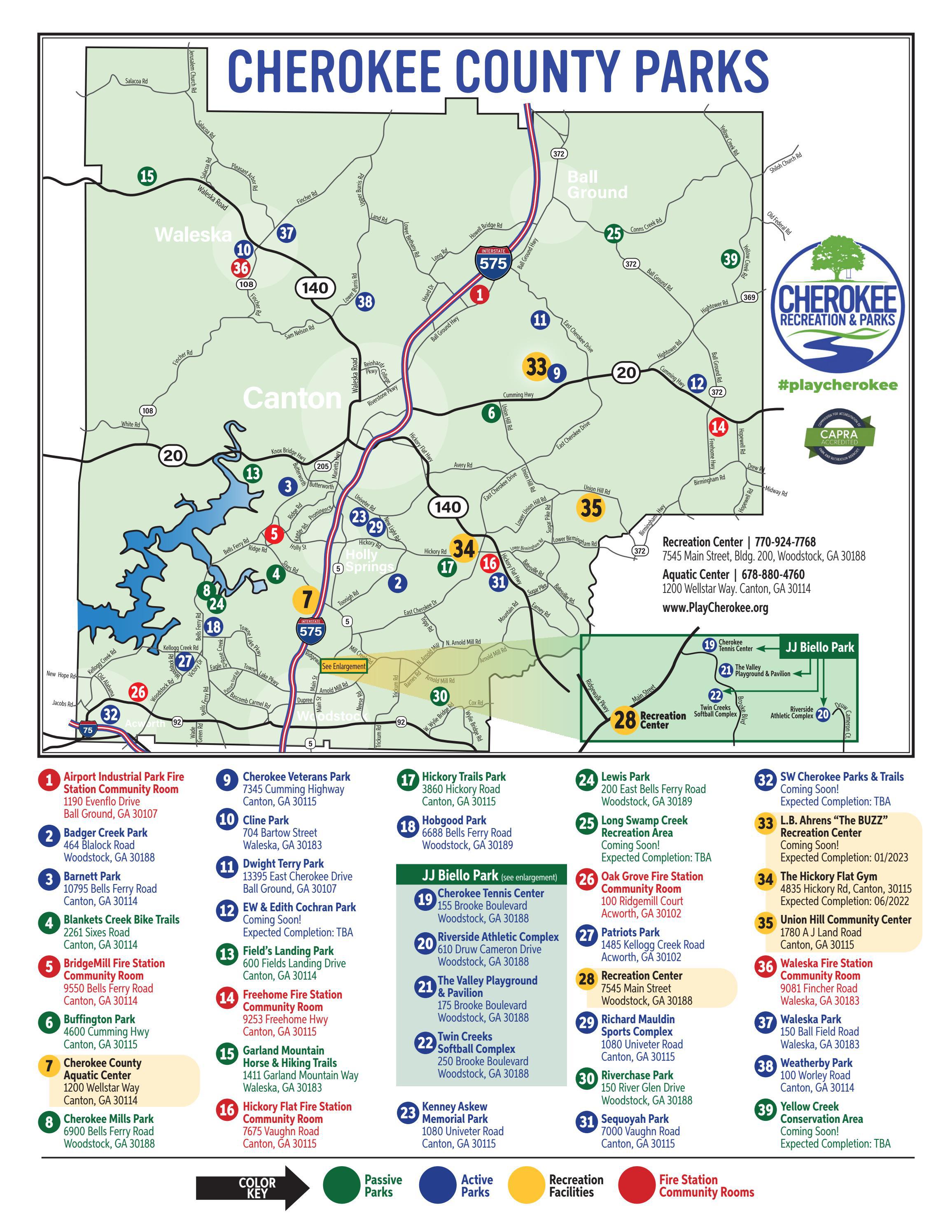 Cherokee County Parks, Georgia by Enjoy Cherokee Magazine - Issuu