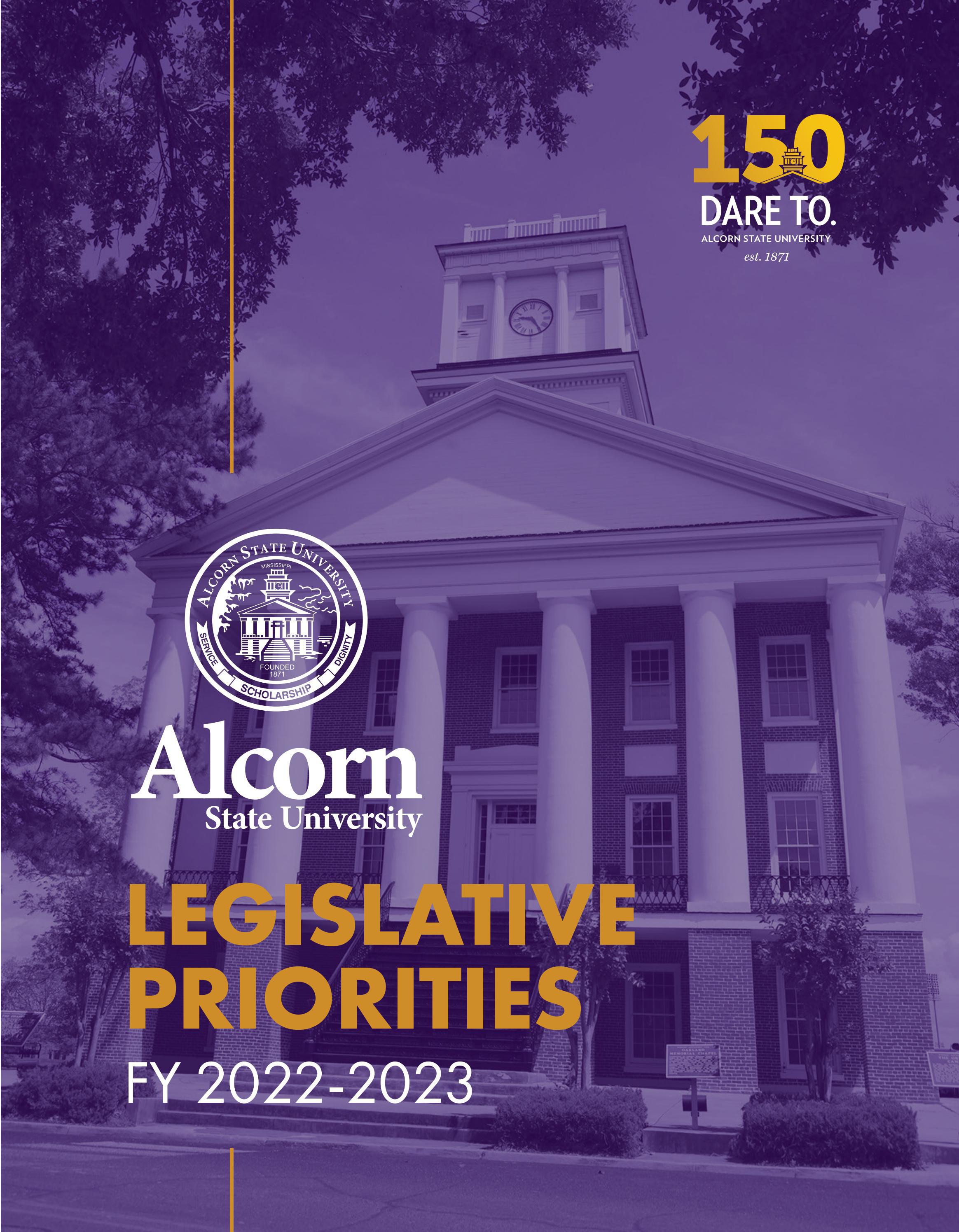ASU Legislative Priorities FY 22-23 by AlcornState - Issuu