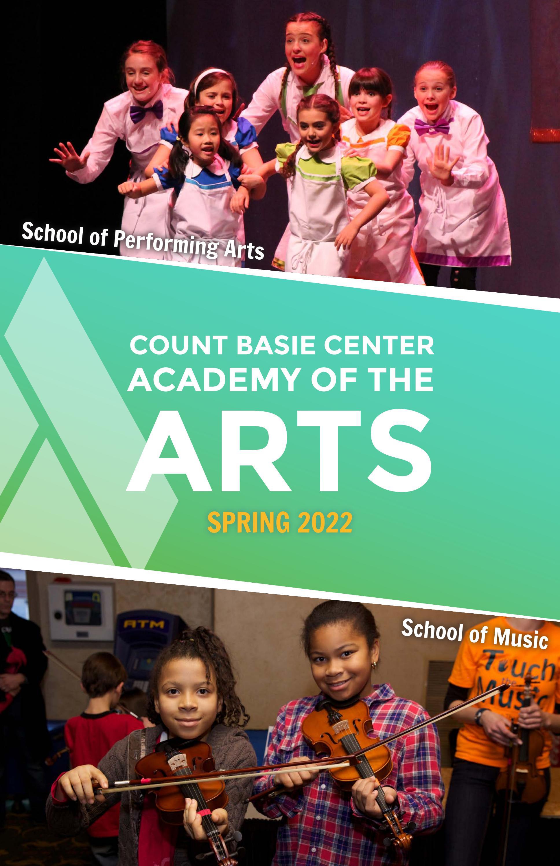 Count Basie Center - Academy of the Arts - Spring 2022 by Count Basie ...