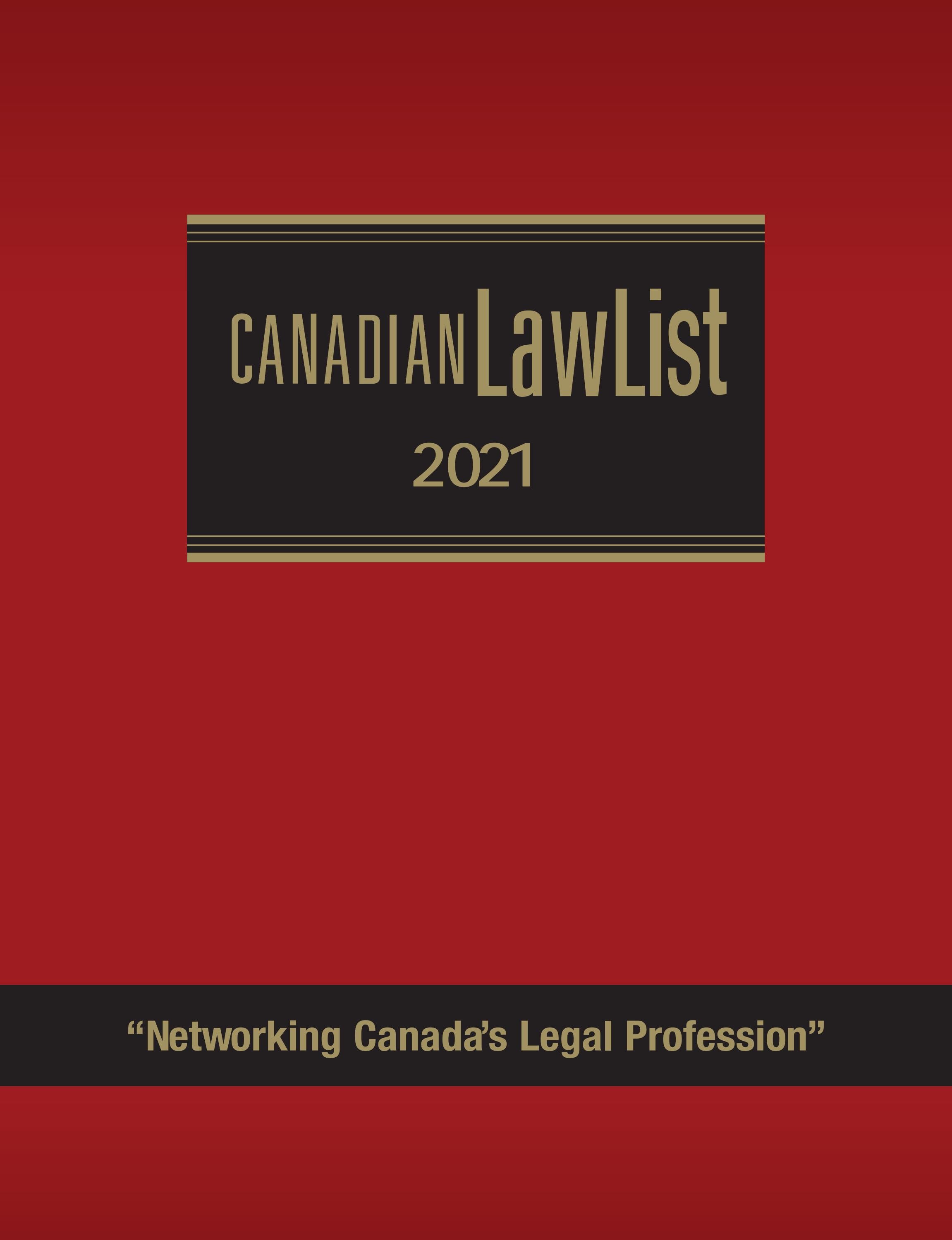 Canadian Law List Directory 2021 by Key Media - Issuu