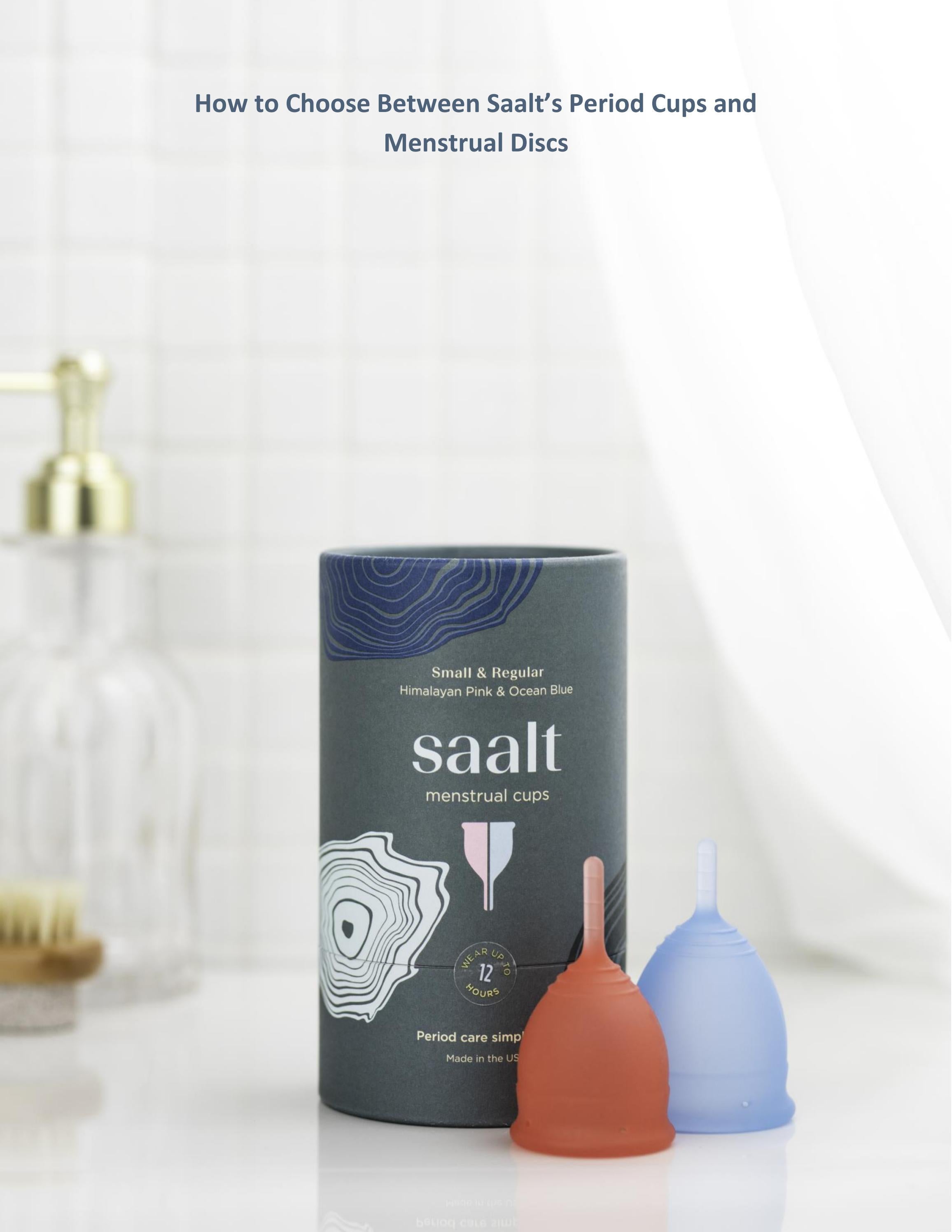 How to Choose Between Saalt’s Period Cups and Menstrual Discs by Saalt ...