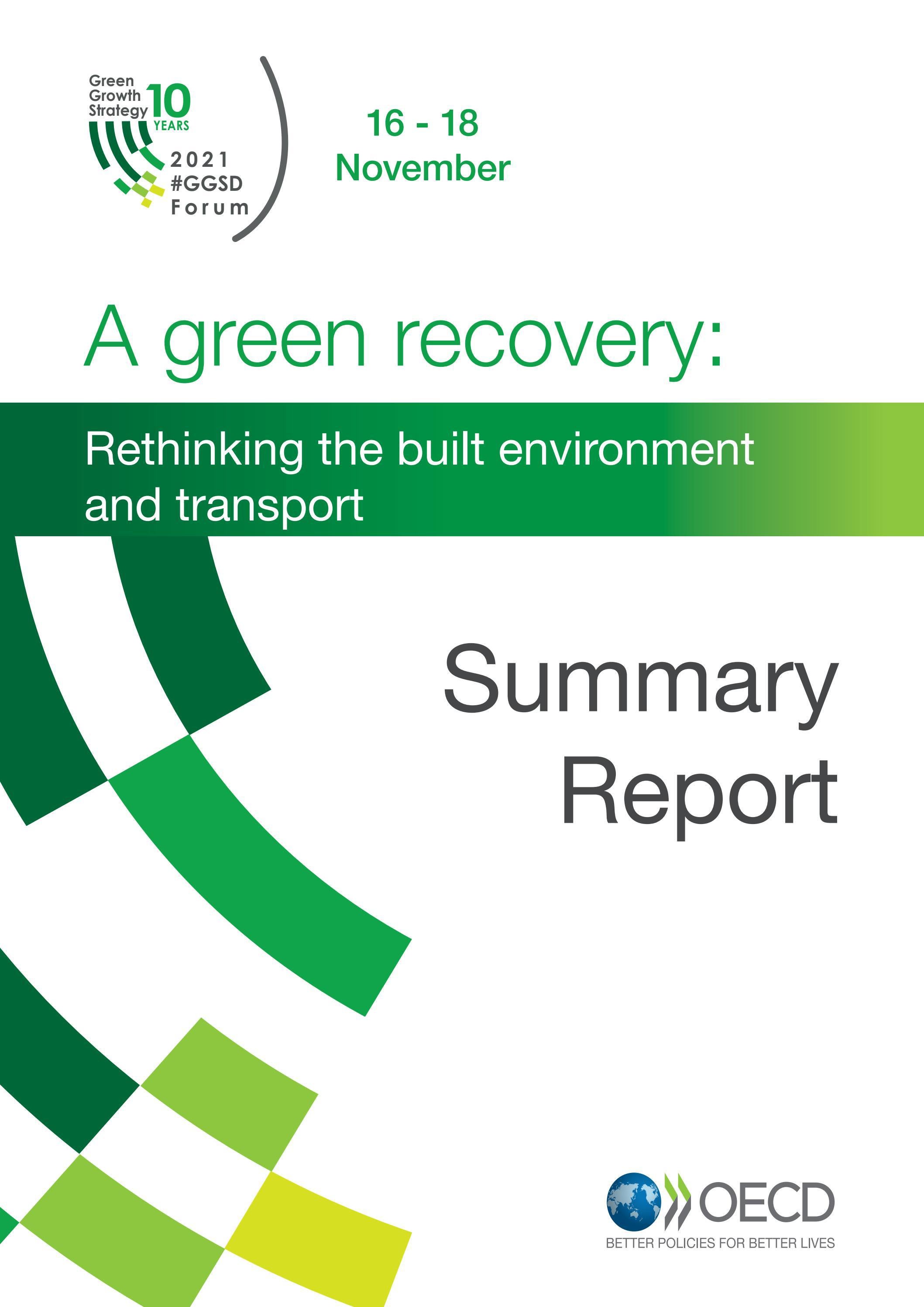 2021 GGSD Forum- Summary Report by OECD - Issuu