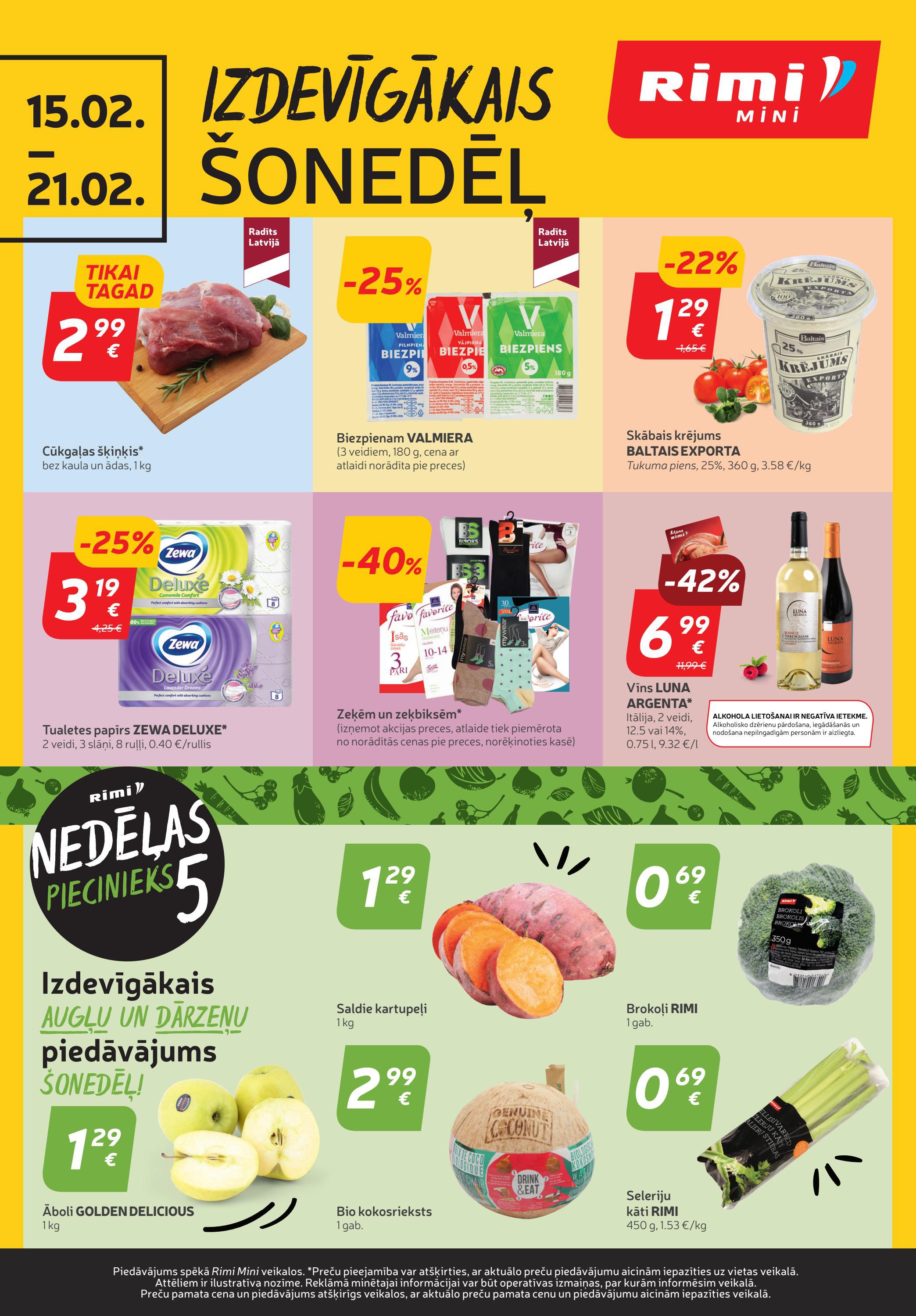 Rimi Mini piedāvājumi 15.02.-21.02.2022. by Rimi - Issuu