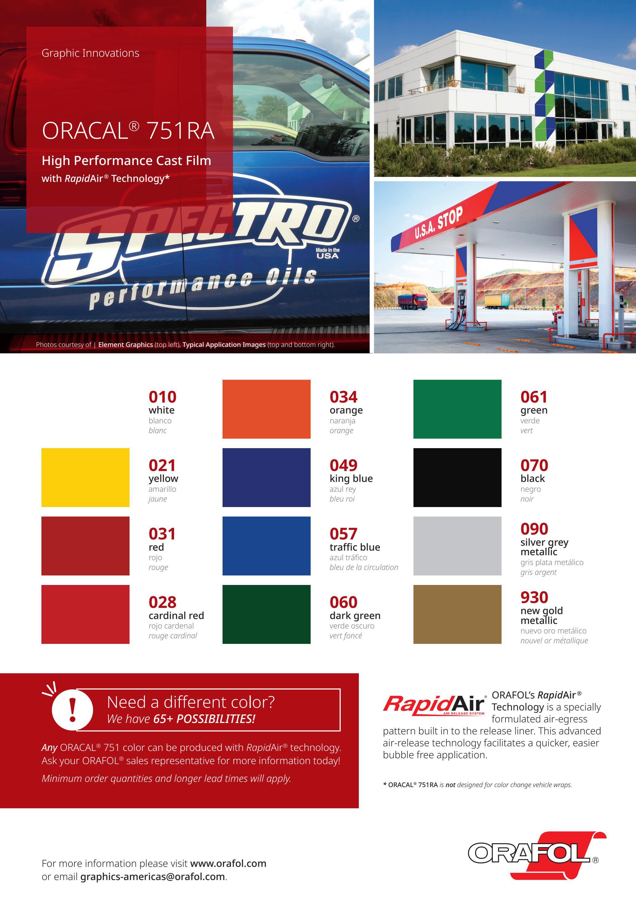 ORACAL 751RA Color Card by ORAFOL Americas - Issuu