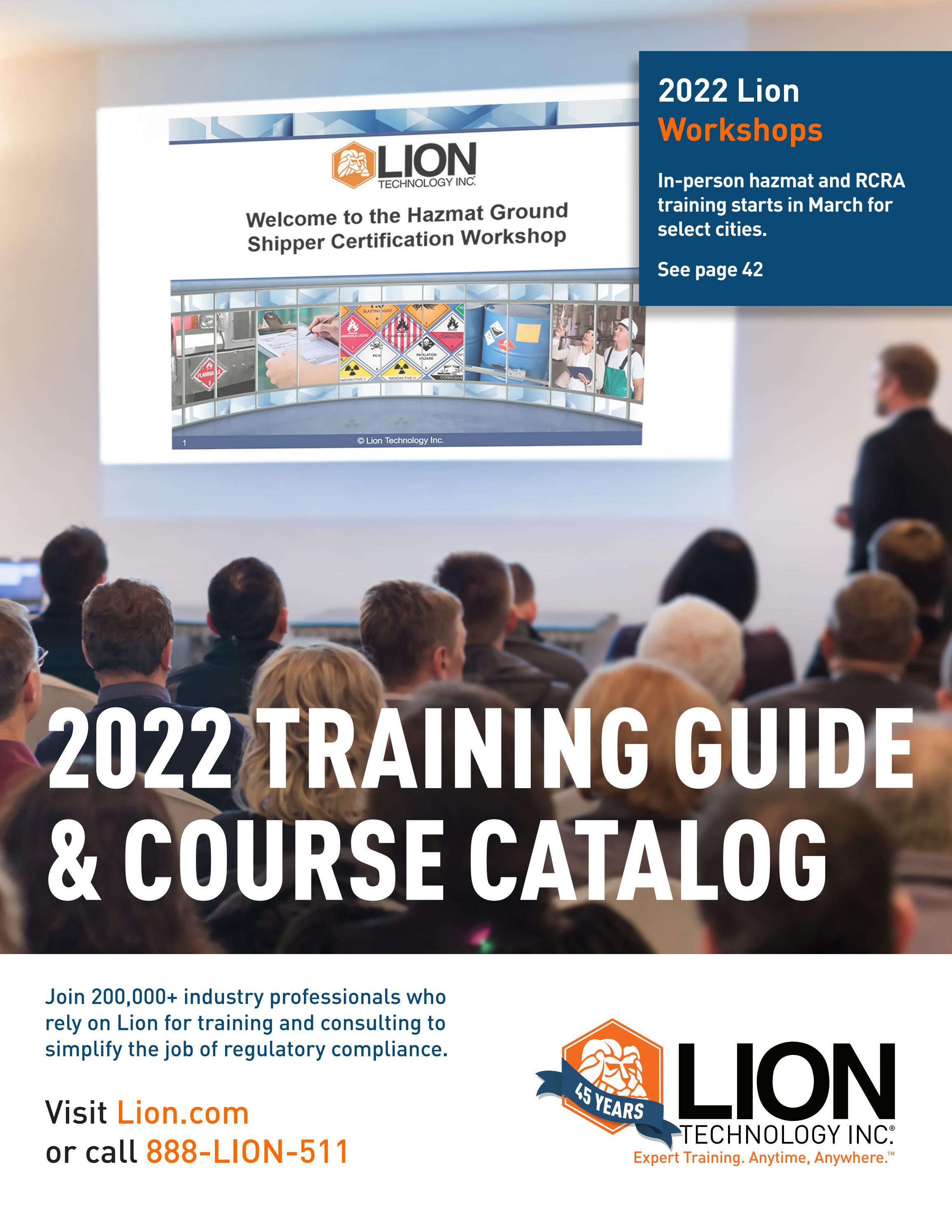 Lion Technology 2022 Training Guide & Course Catalog by Lion Technology ...