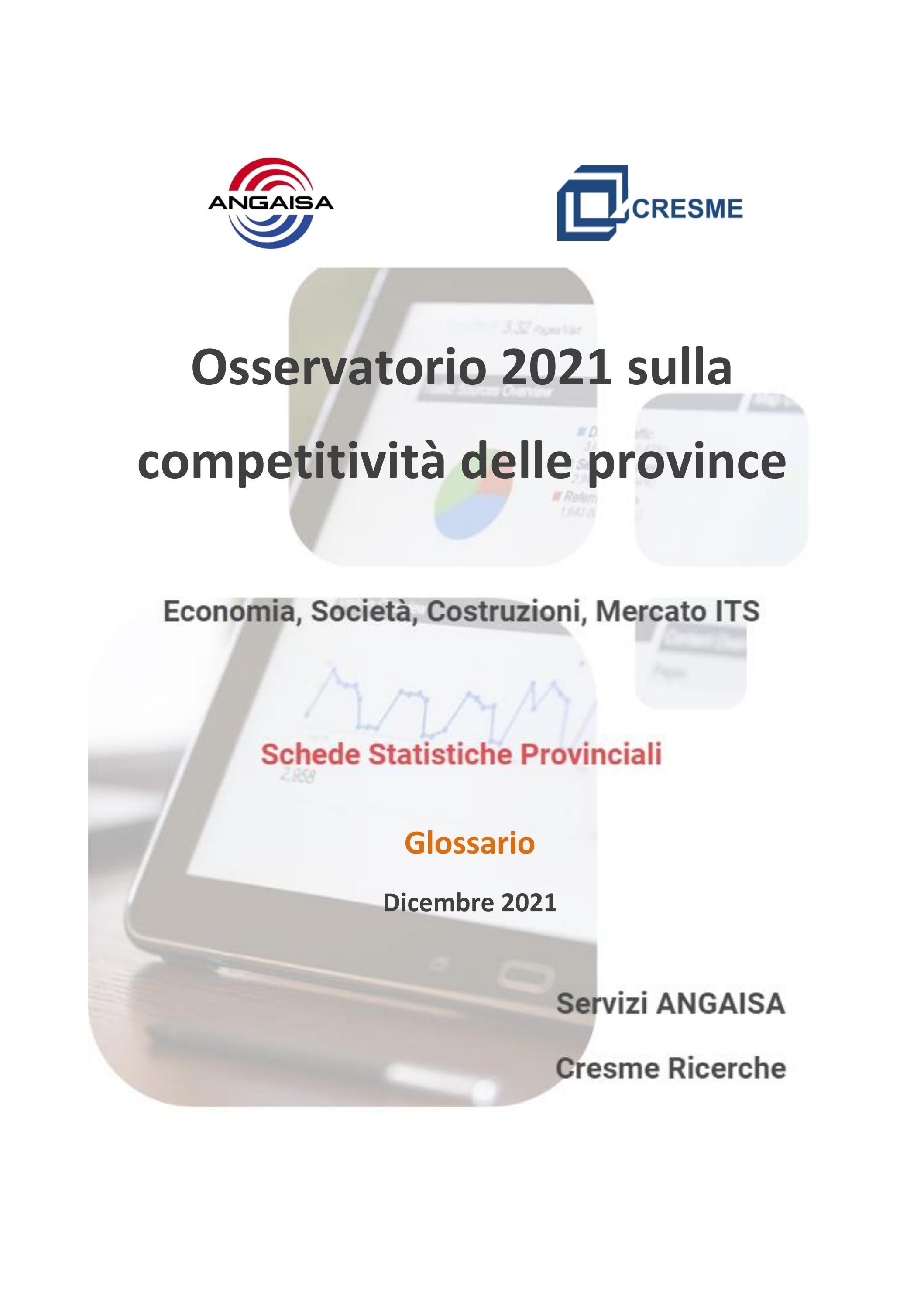 OSSERVATORIO CRESME-ANGAISA 2021 – Glossario by angaisa - Issuu
