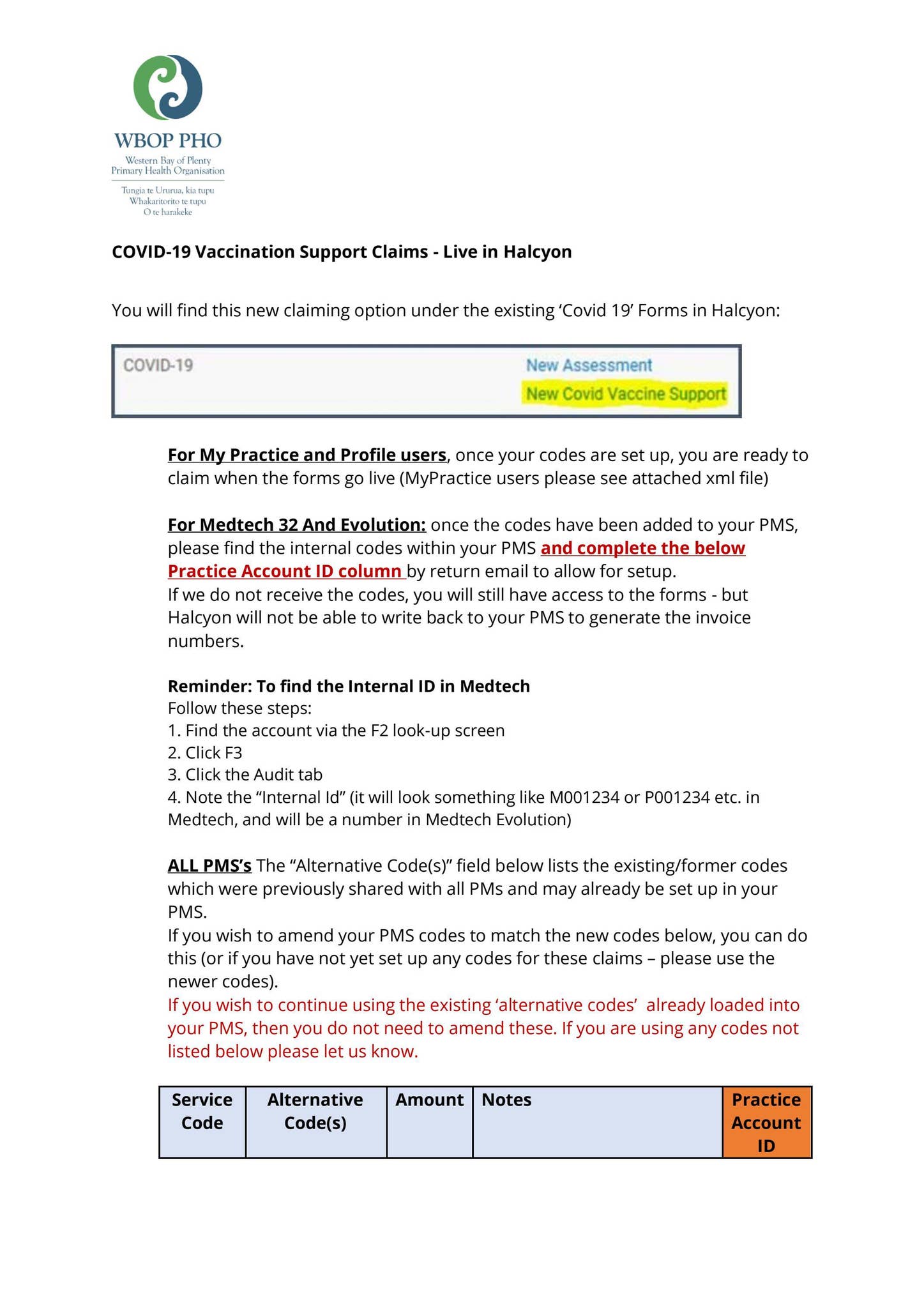 COVID-19 Vaccination Support Claims - Live in Halcyon by WBOP PHO - Issuu