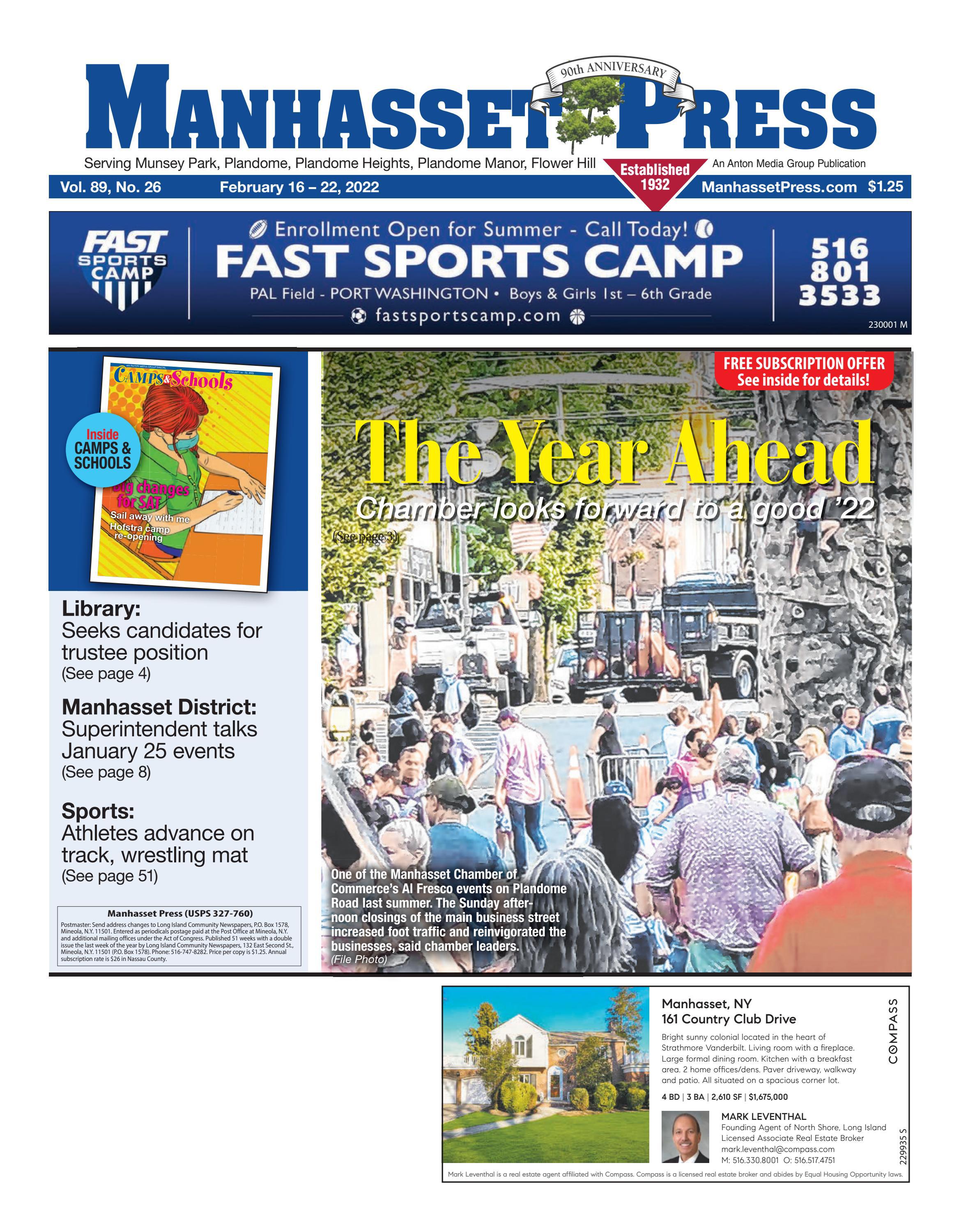 Manhasset Press 2/16/22 edition is published weekly by Anton Media ...