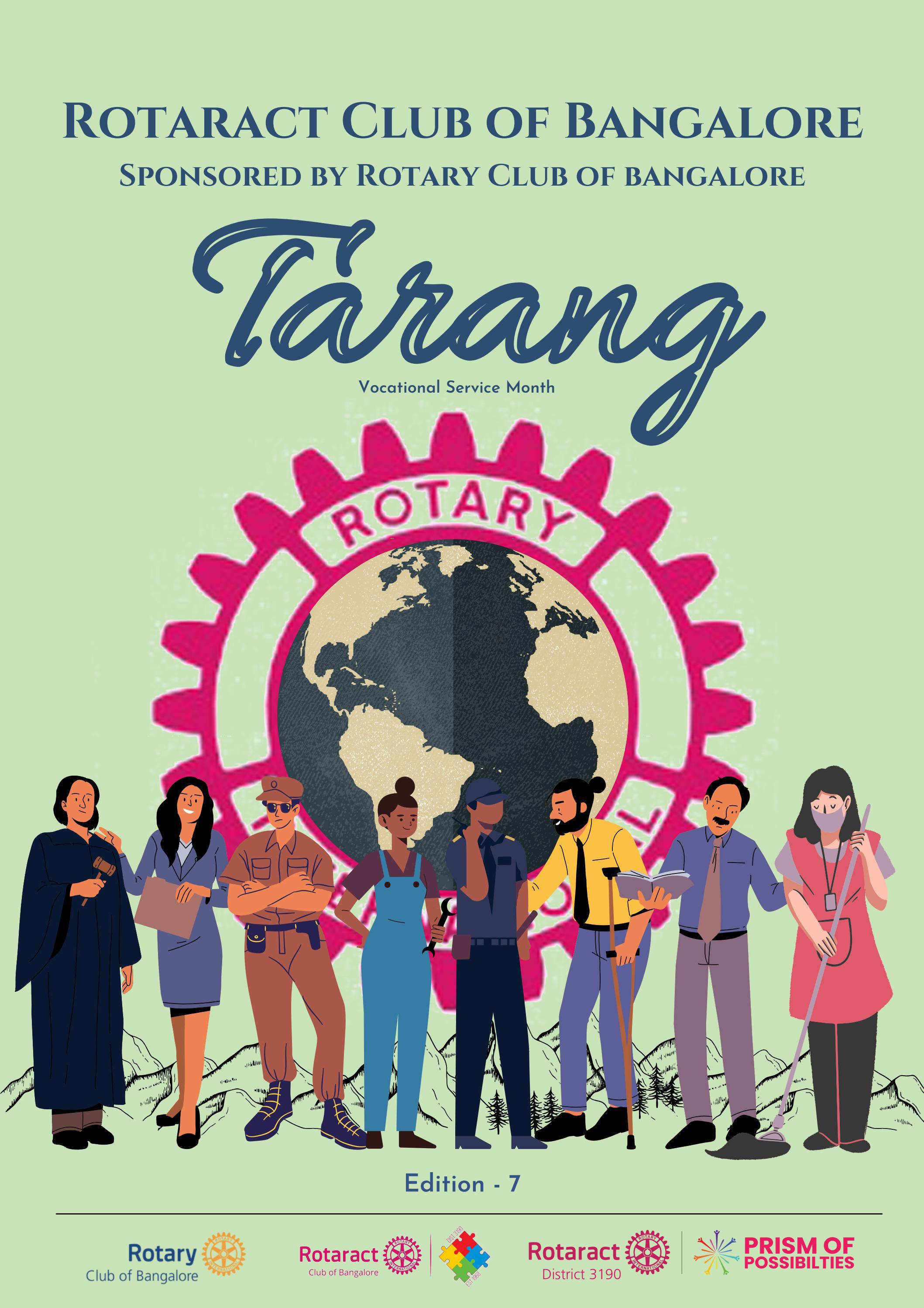 Tarang: January- 2022 by RotaractClubOfBangalore - Issuu