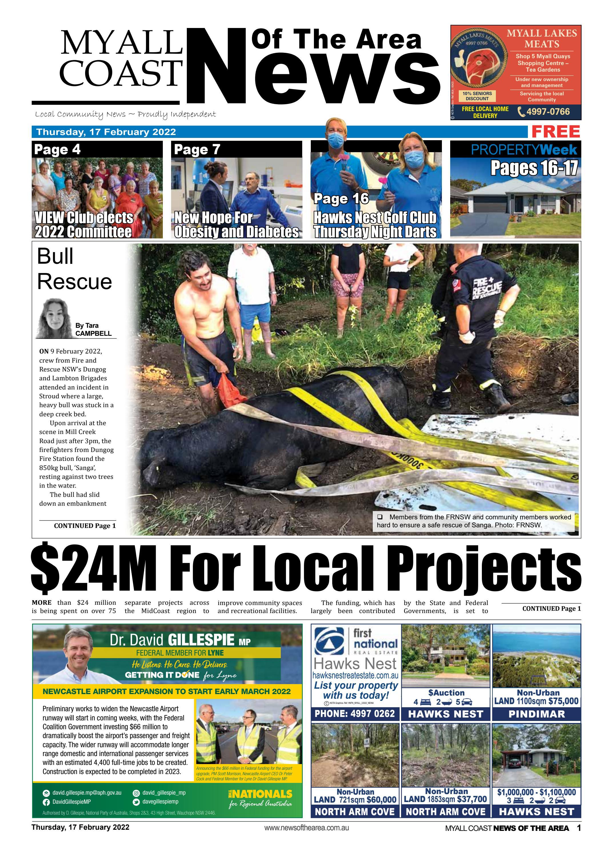 Myall Coast News Of The Area 17 February 2022 by News Of The Area - Issuu