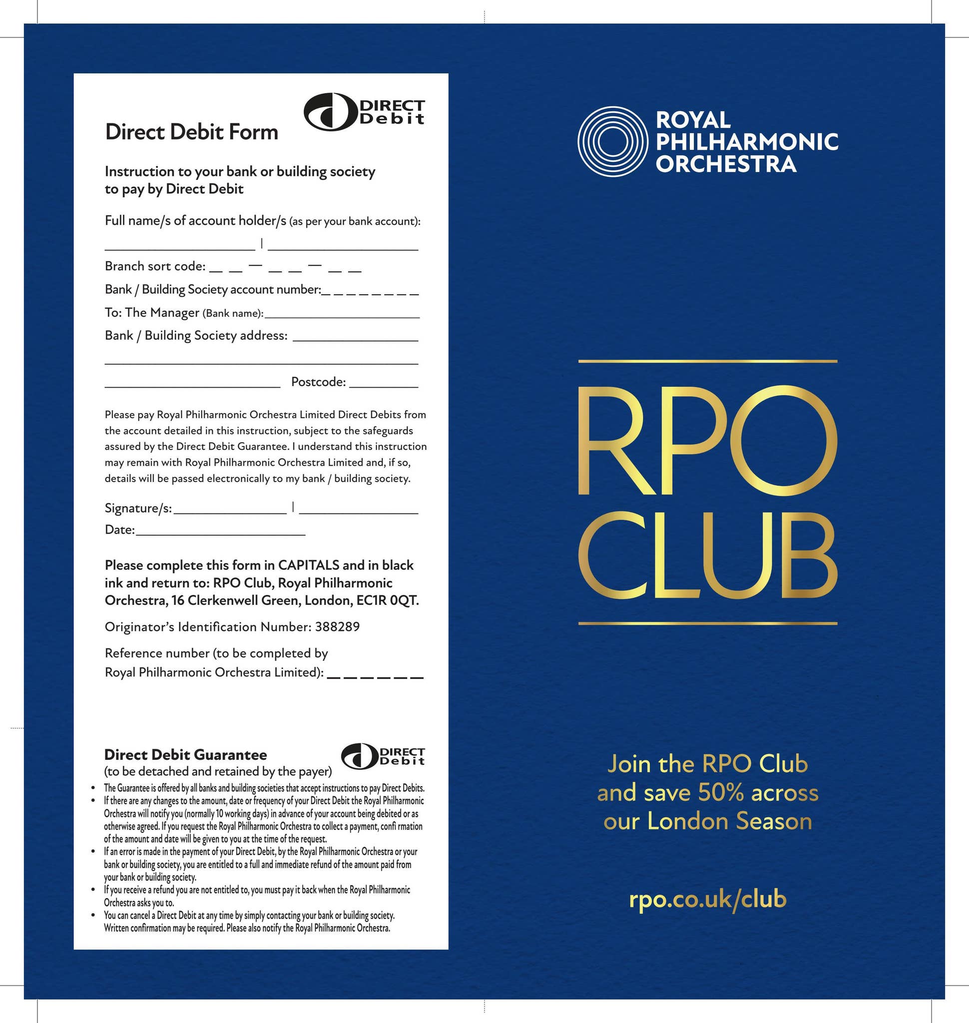 RPO Club form by Royal Philharmonic Orchestra - Issuu