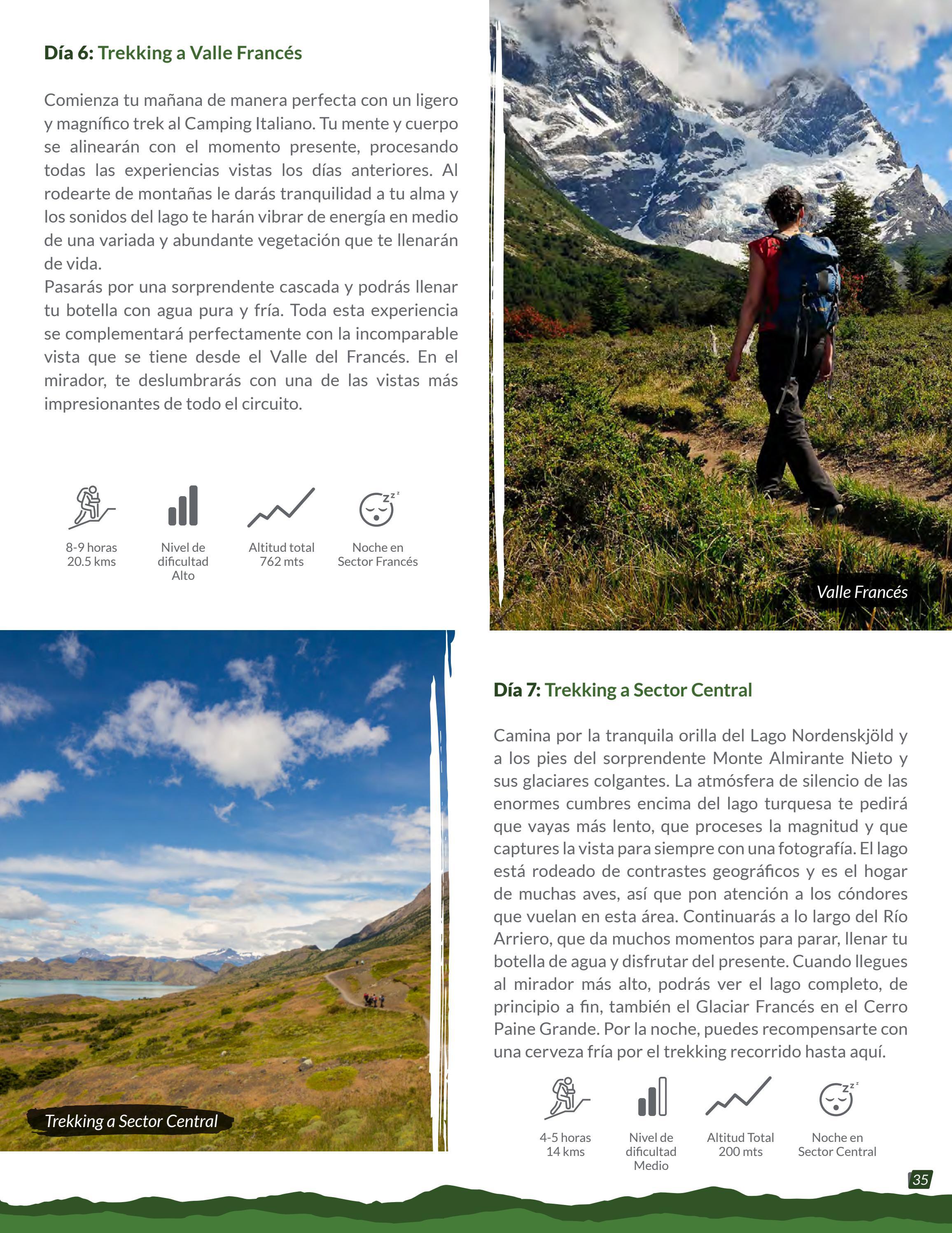 Brochure Circuitos de Trekking ESP CLP by Reserva Las Torres - Issuu