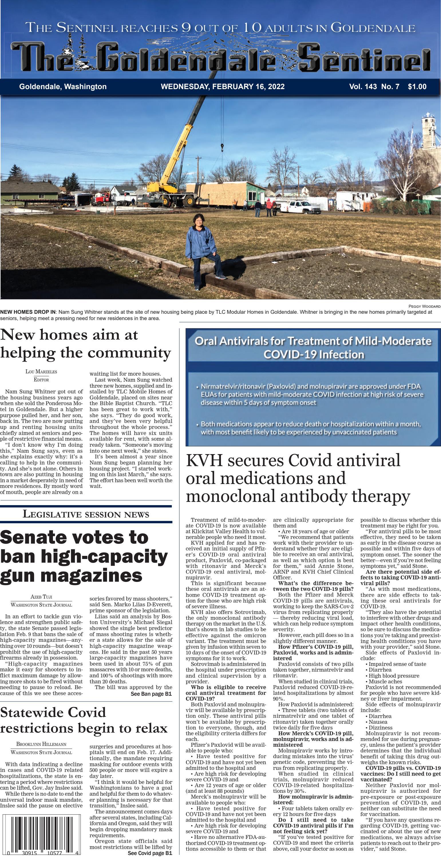 Goldendale Sentinel February 16, 2022 by Goldendale Sentinel - Issuu