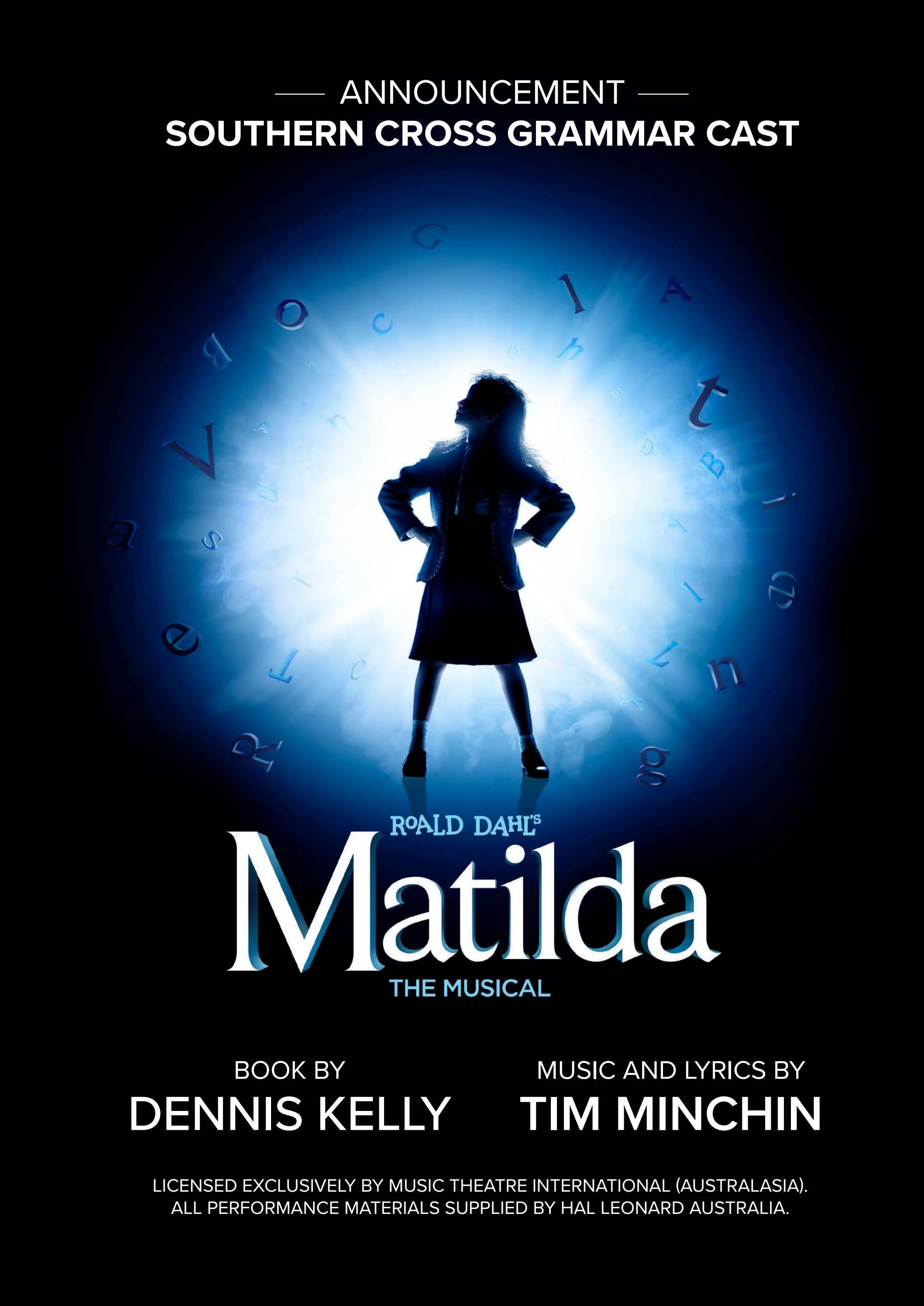 Matilda The Musical: SCG Cast by SouthernCrossGrammar - Issuu