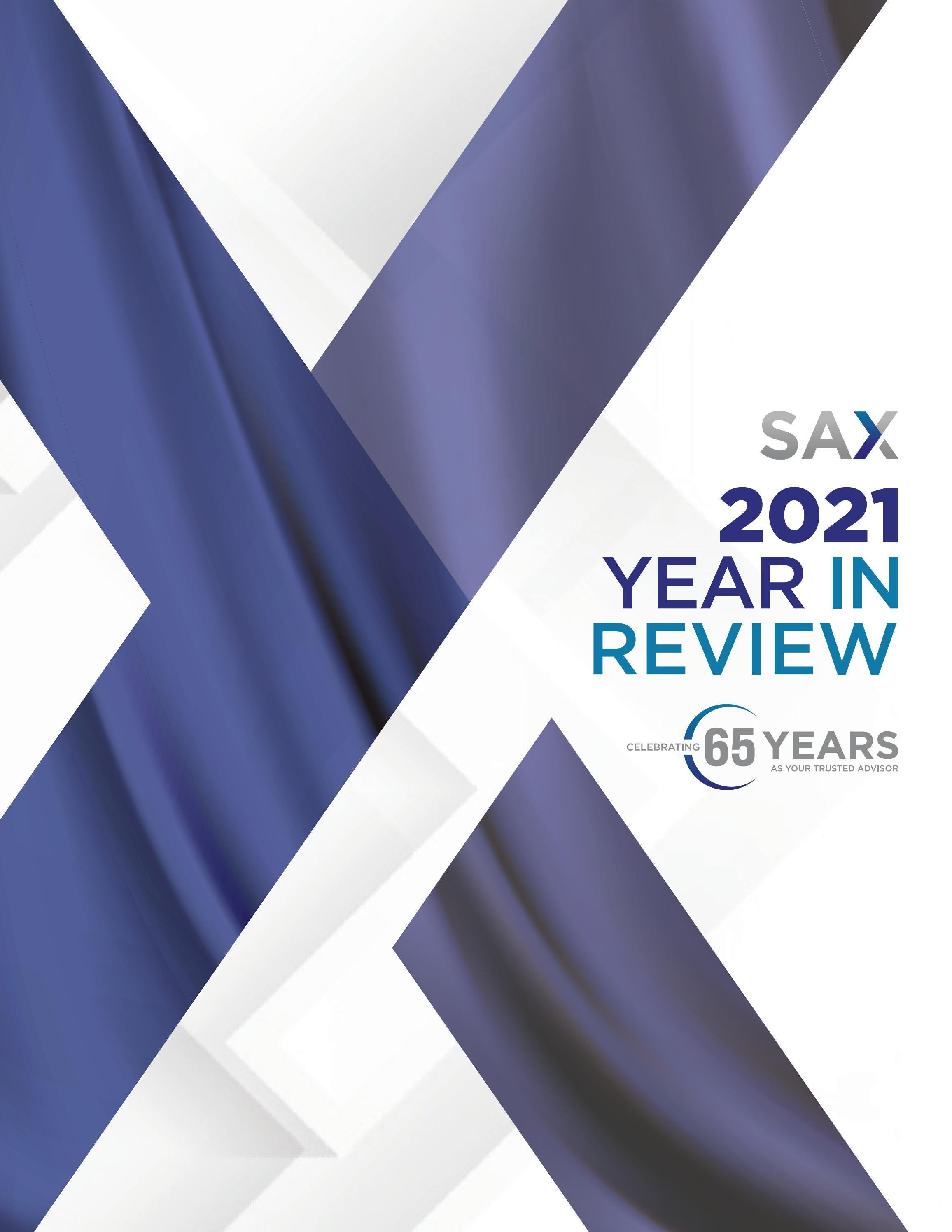 Sax's 2021 Year in Review by Sax LLP - Issuu