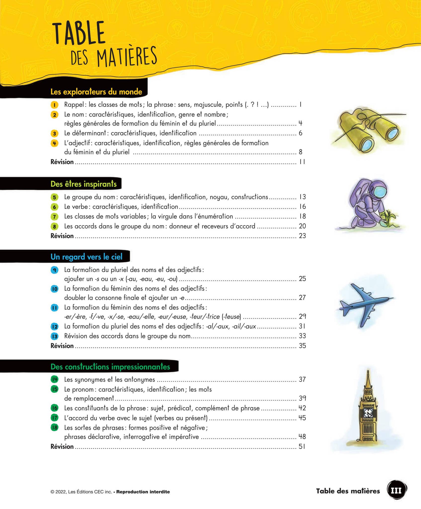 Amstramgram Cahier de grammaire 4e année by Les Éditions CEC - Issuu