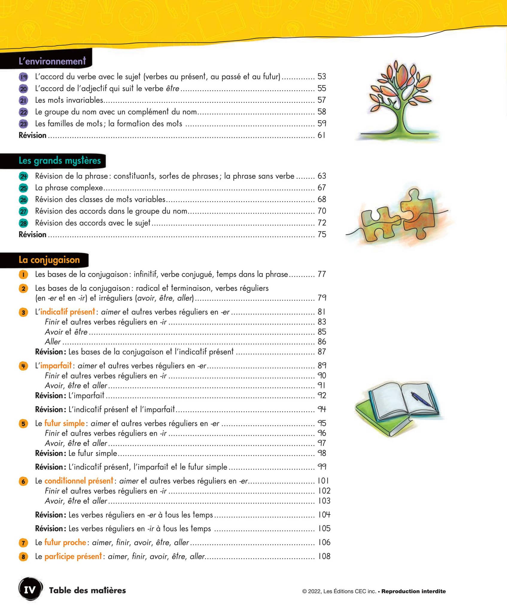 Amstramgram Cahier de grammaire 4e année by Les Éditions CEC - Issuu