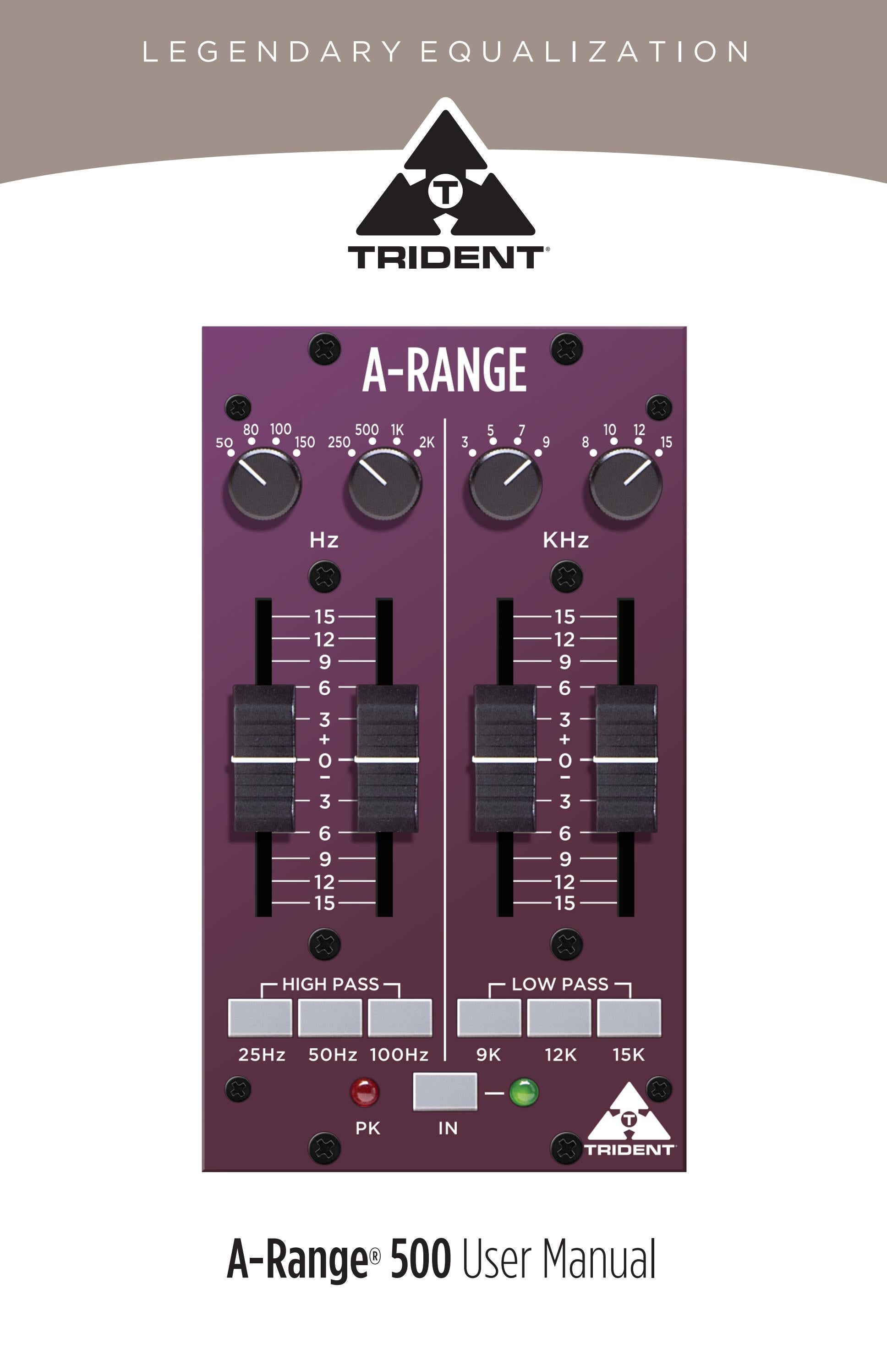 Trident A-RANGE® User Manual by PMI Audio - Issuu