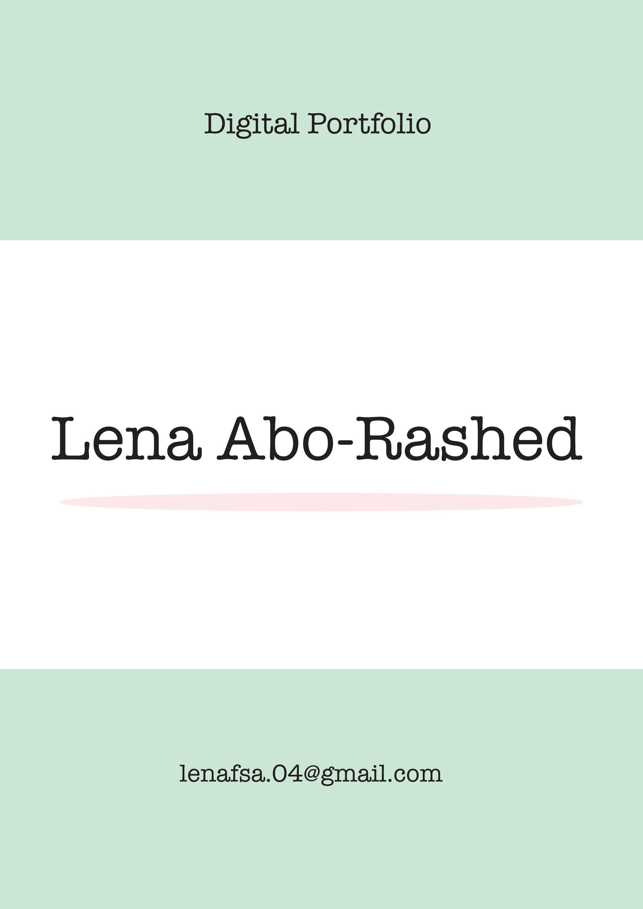 AUB portfolio by Lena Abo-rashed - Issuu