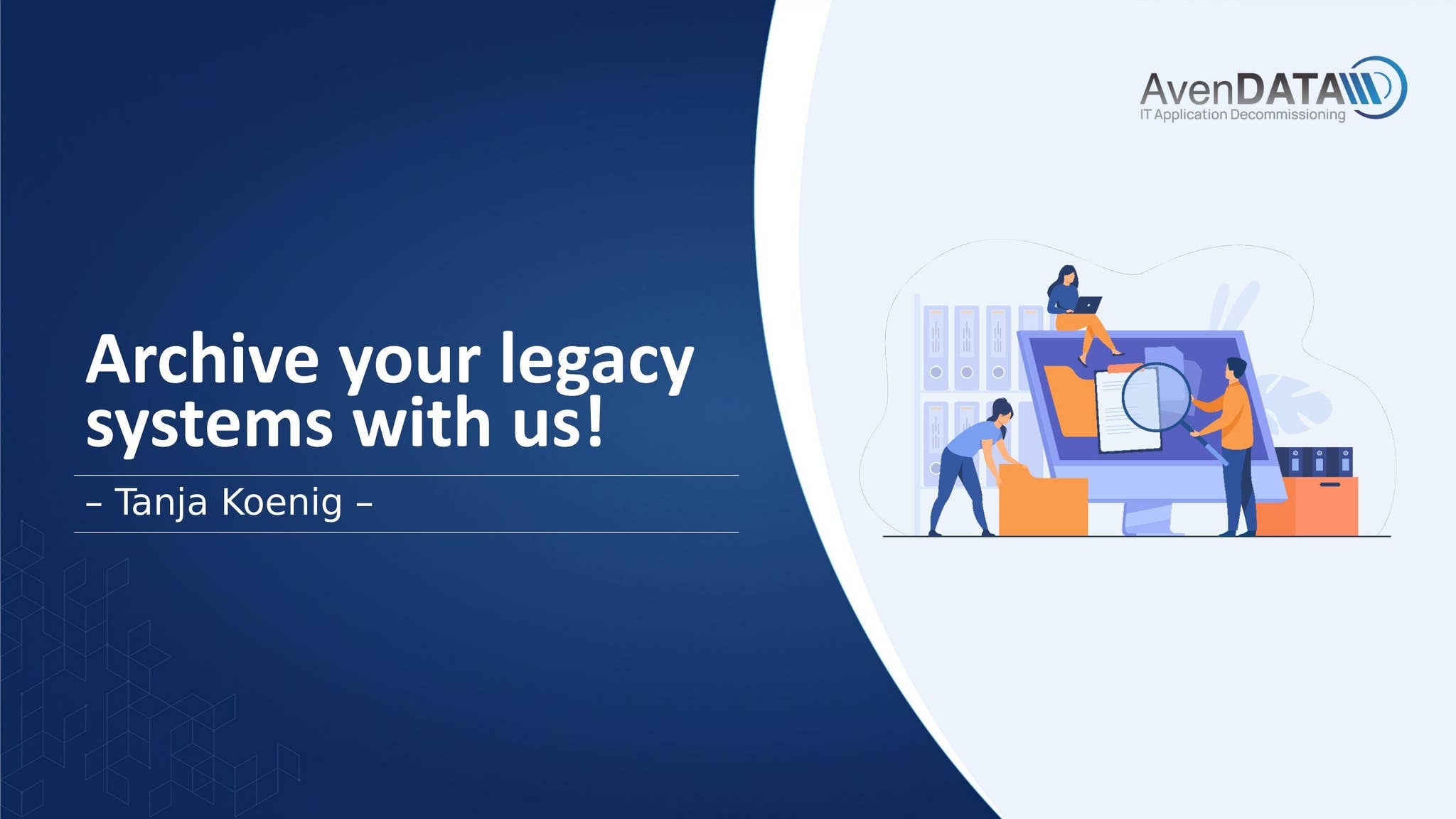 AvenDATA - IT Application Decommissioning by AvenDATA - Issuu