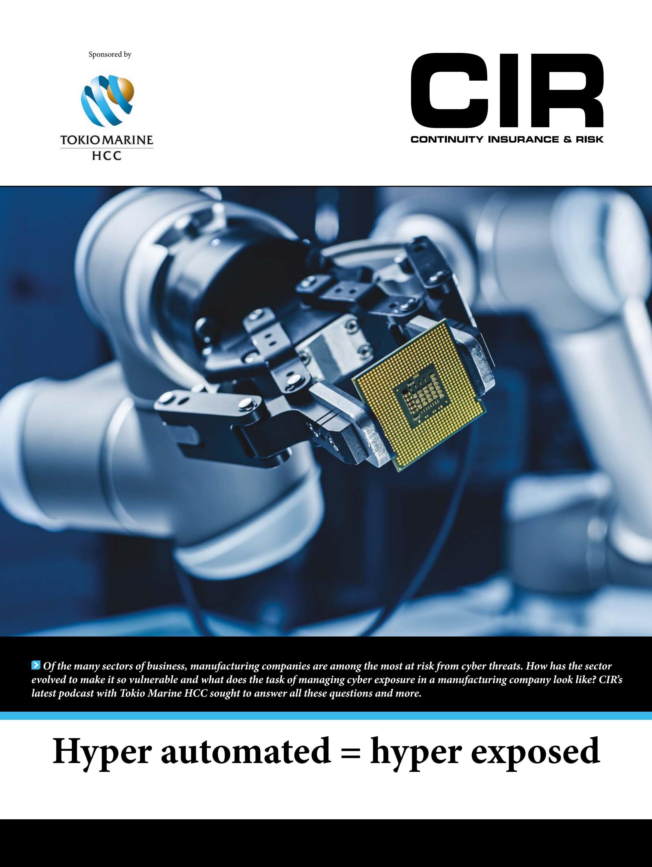 Hyper automated = hyper exposed by Tokio Marine HCC - Issuu