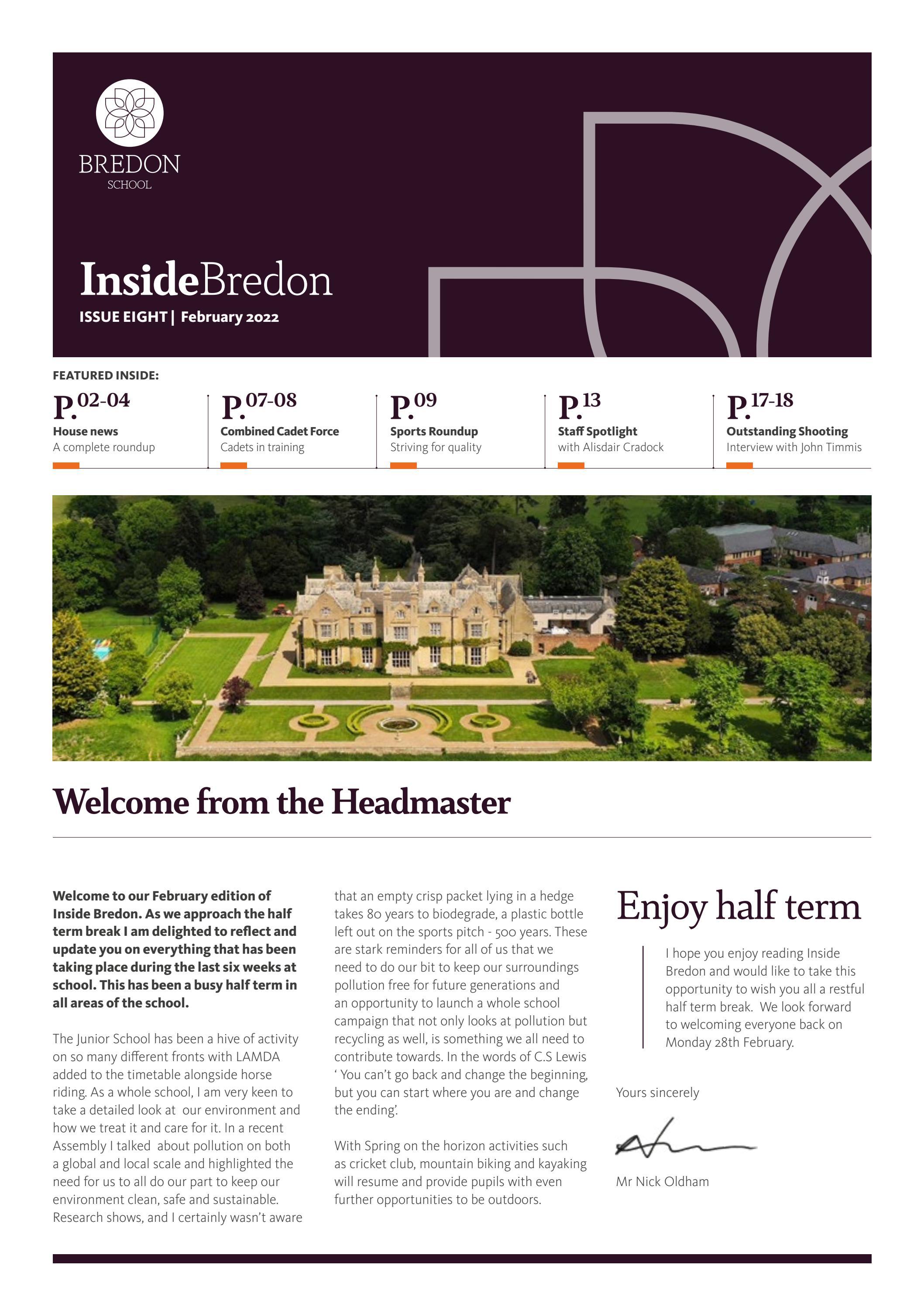 Inside Bredon: Issue 8, February 2022 by bredon-school - Issuu
