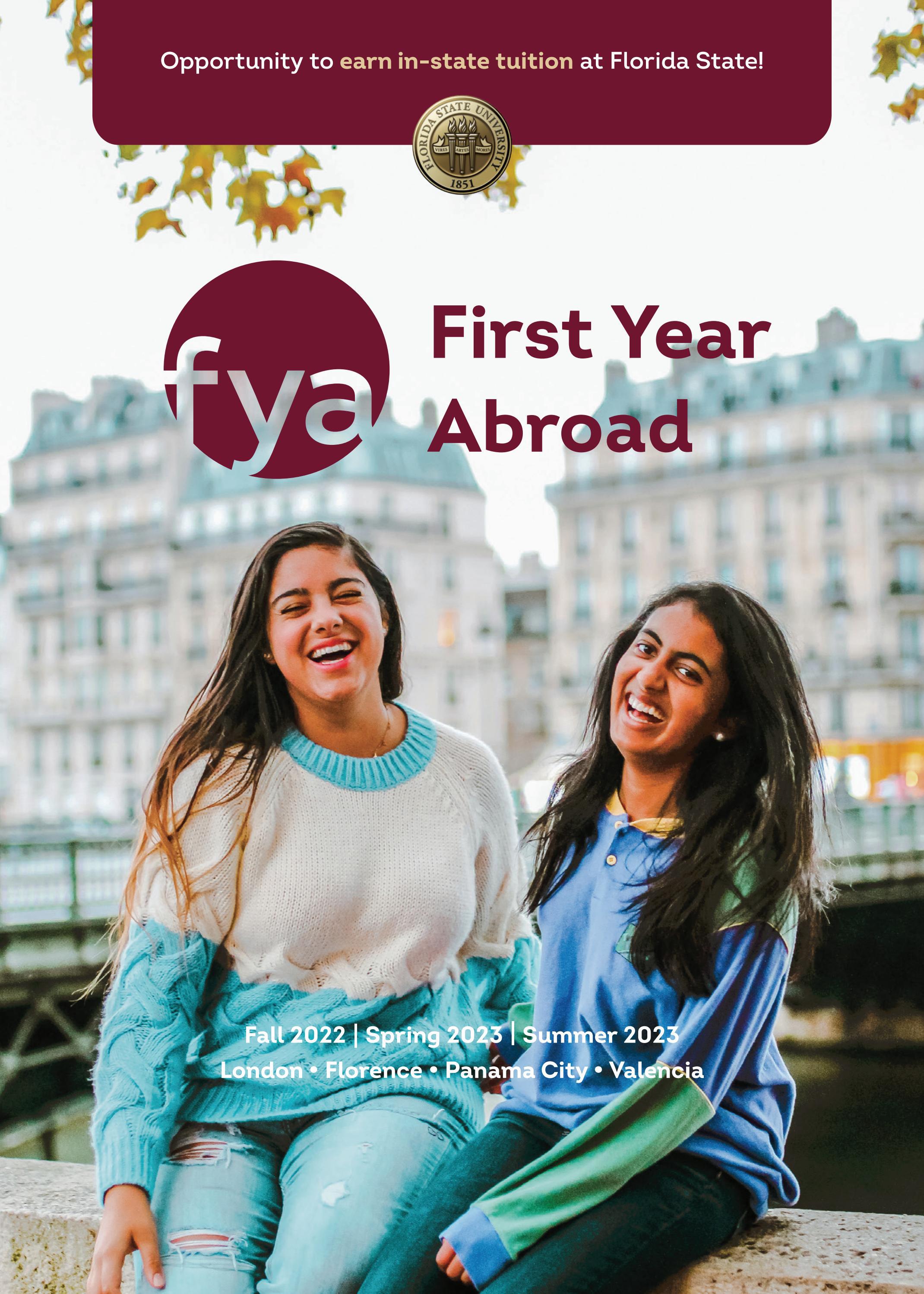 First Year Abroad by FSU International Programs - Issuu