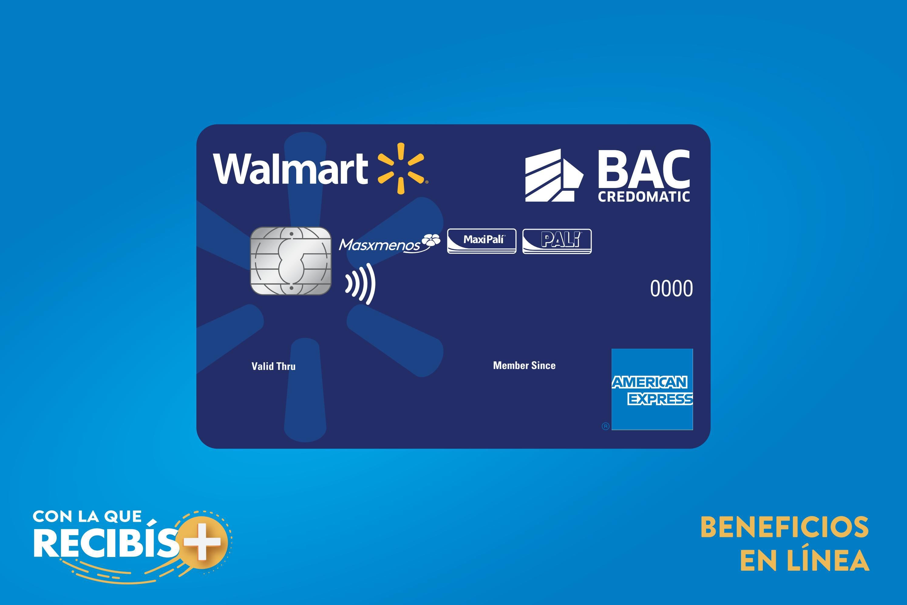 Catálogo Tarjeta Walmart AMEX - BEL y Productos by BAC | Credomatic - Issuu