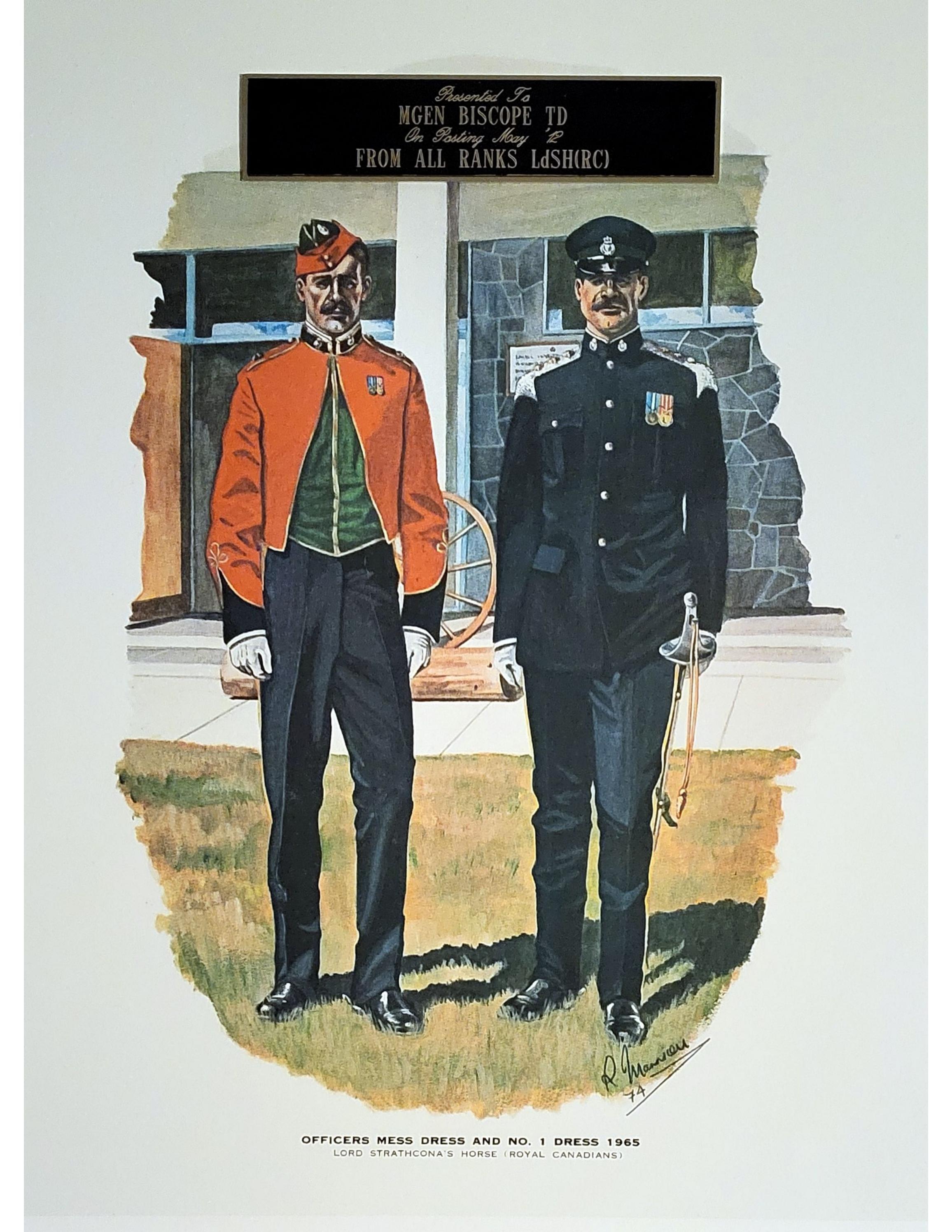 OFFICERS MESS DRESS AND NO. 1 DRESS 1965 by Cdr. Trevor D. Biscope, CA ...