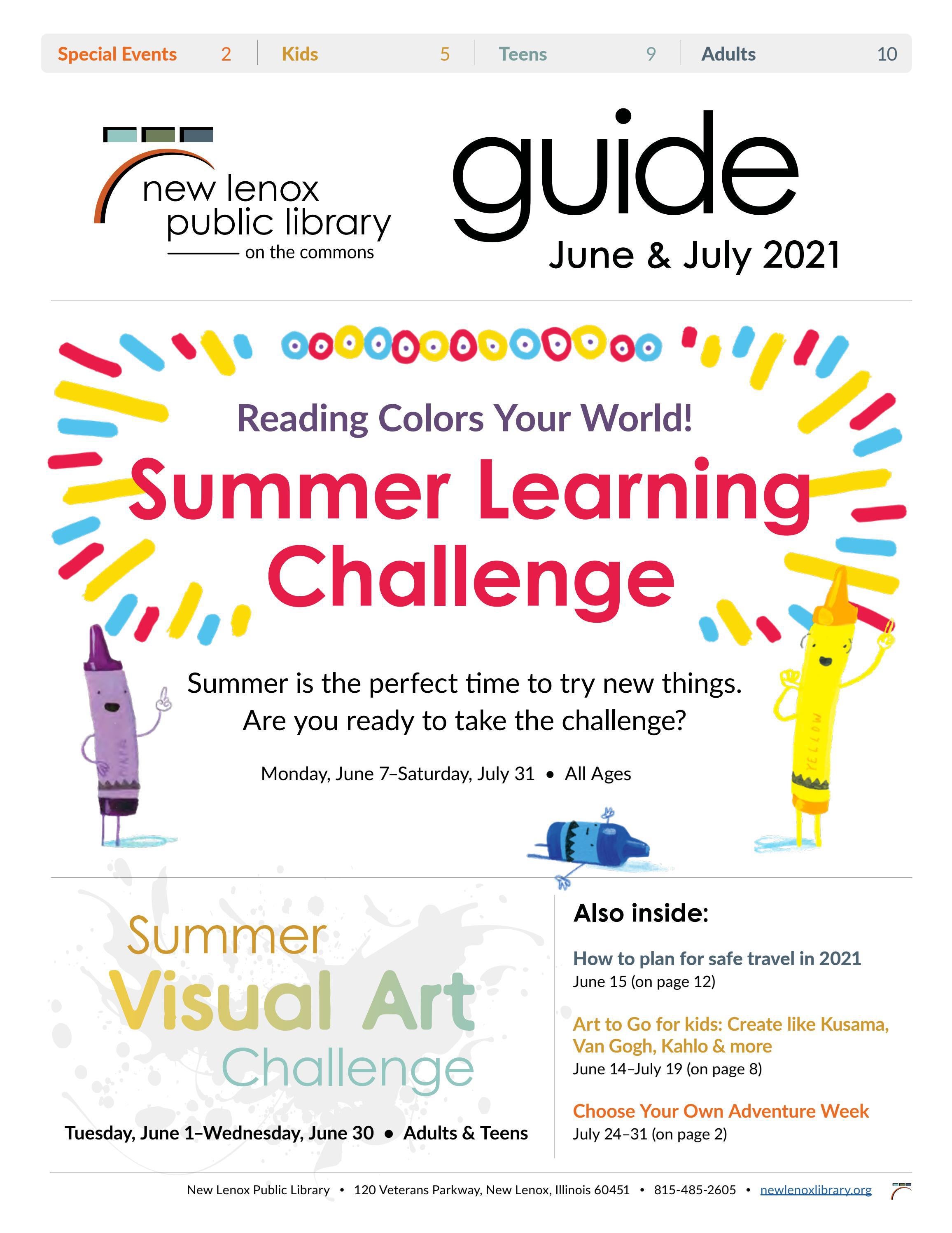 New Lenox Library Guide: June & July 2021 by New Lenox Public Library ...